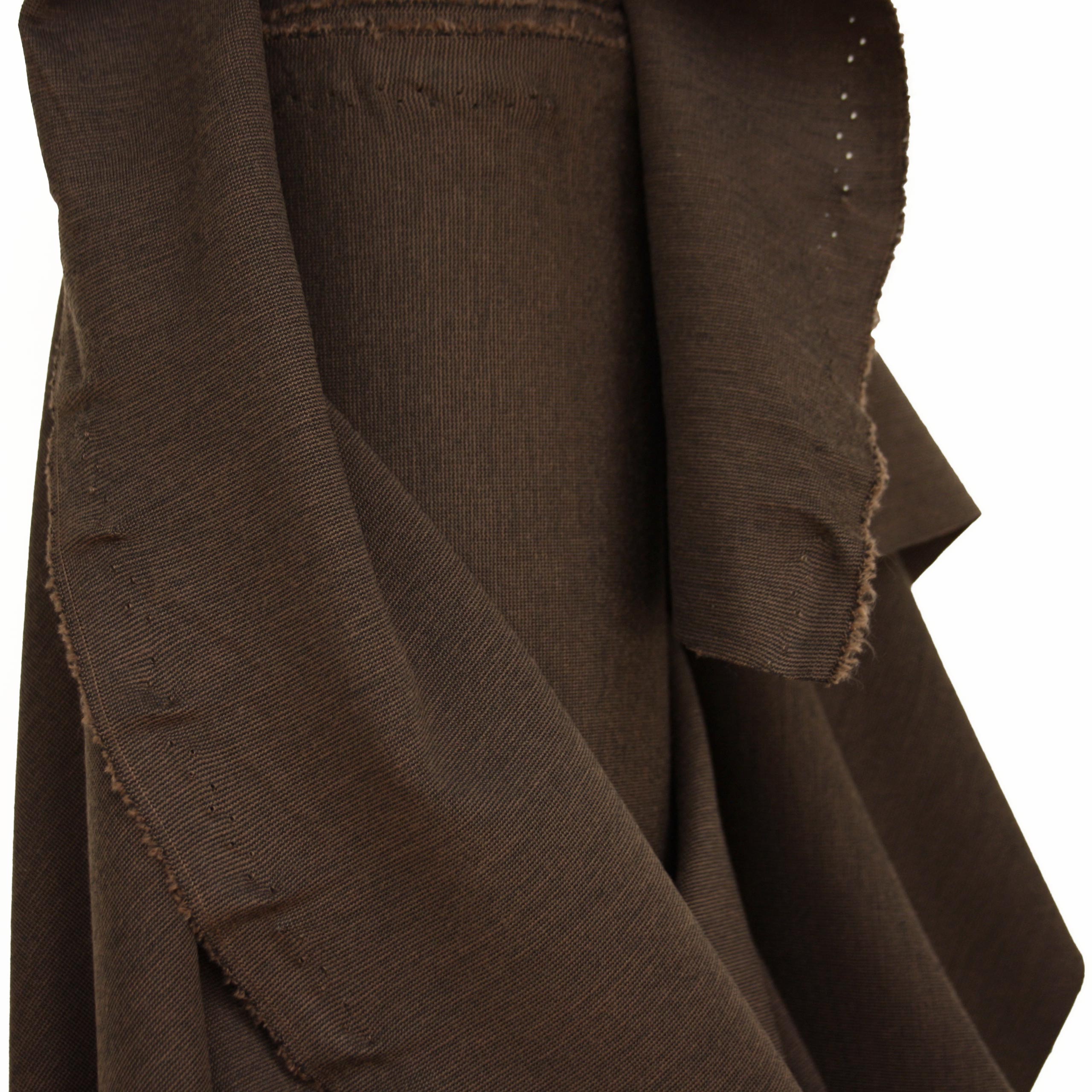 Brown Shot Punto Di Milano – Ditto Fabrics