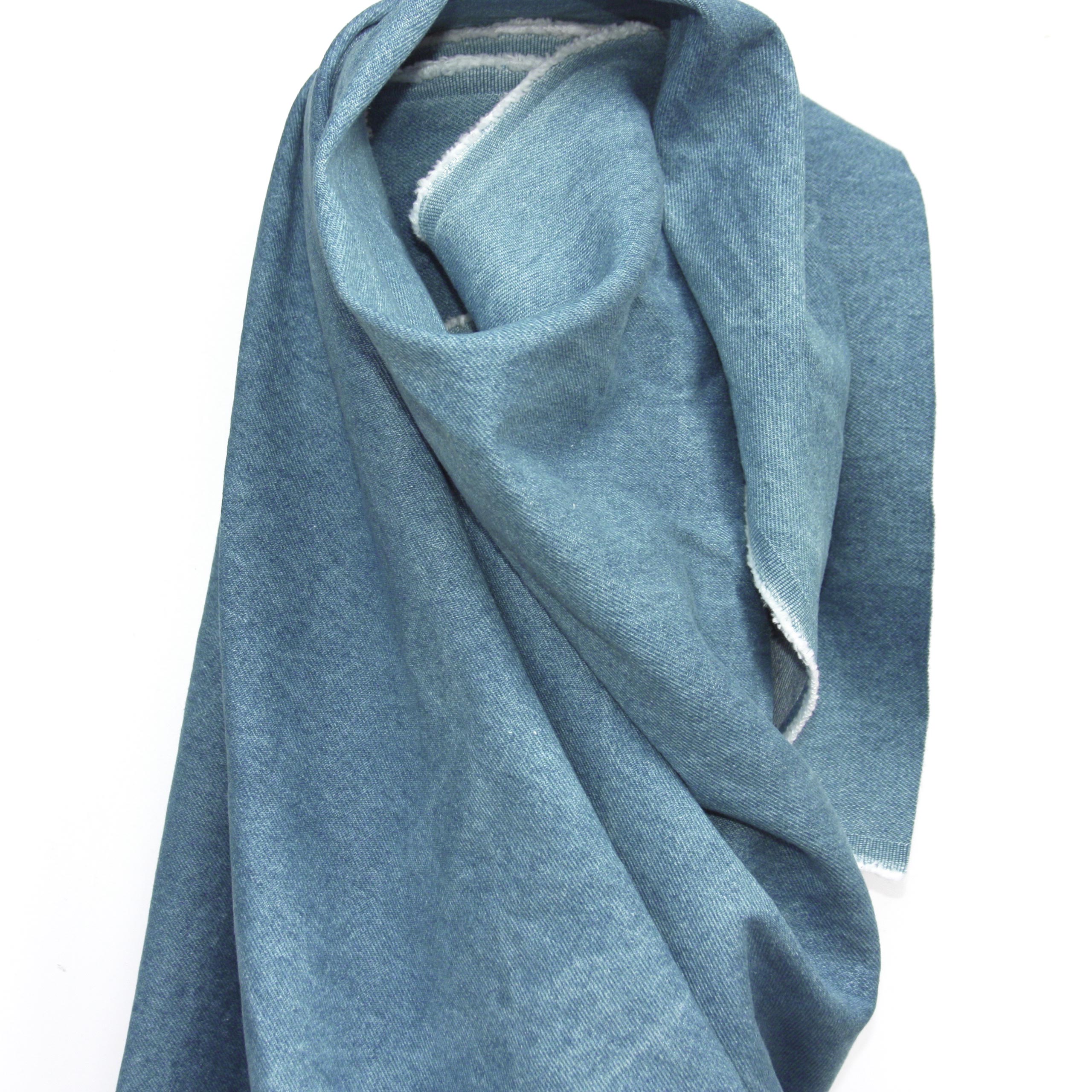 Mid Blue Distressed Denim – Ditto Fabrics