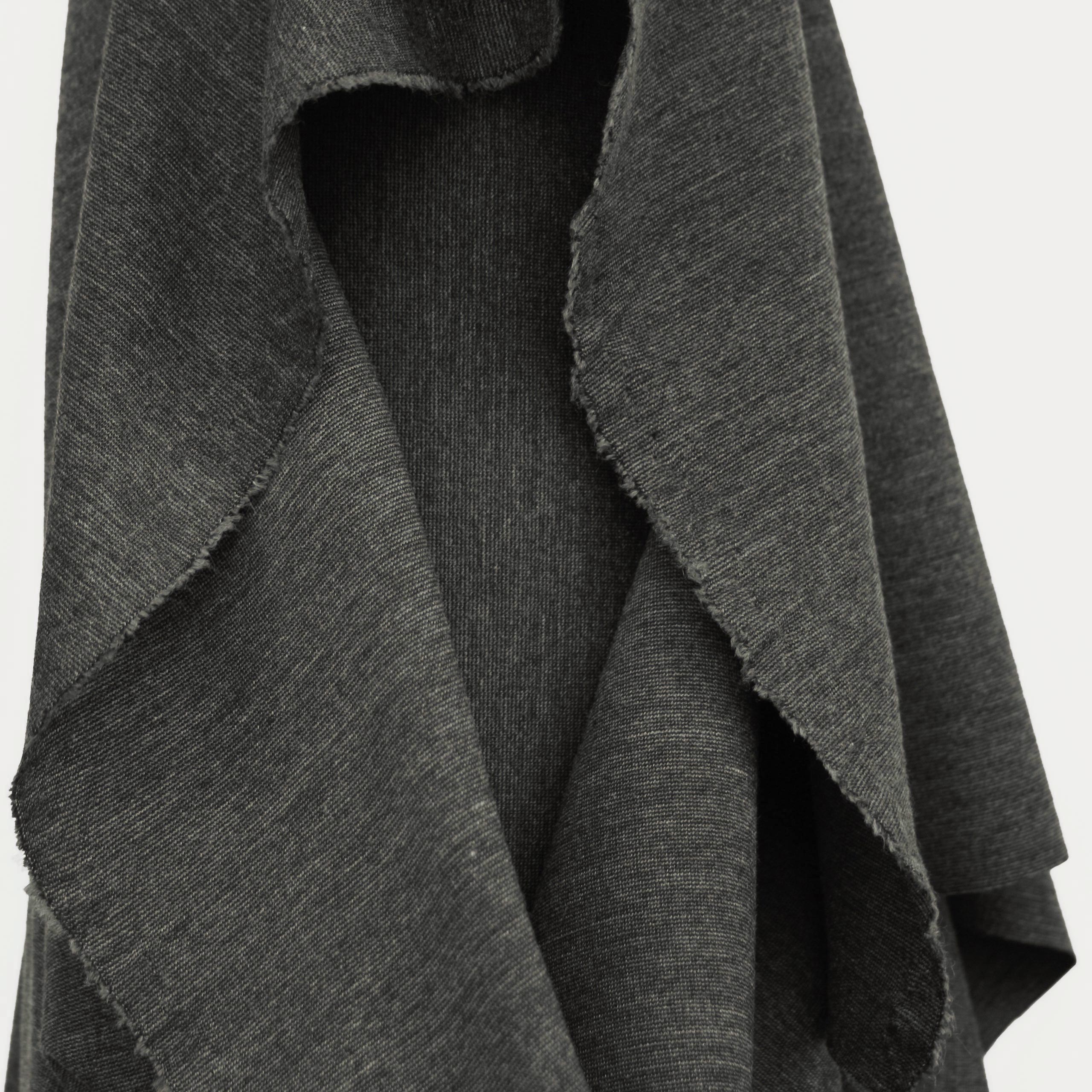 Marled Dark Grey Punto Di Milano – Ditto Fabrics