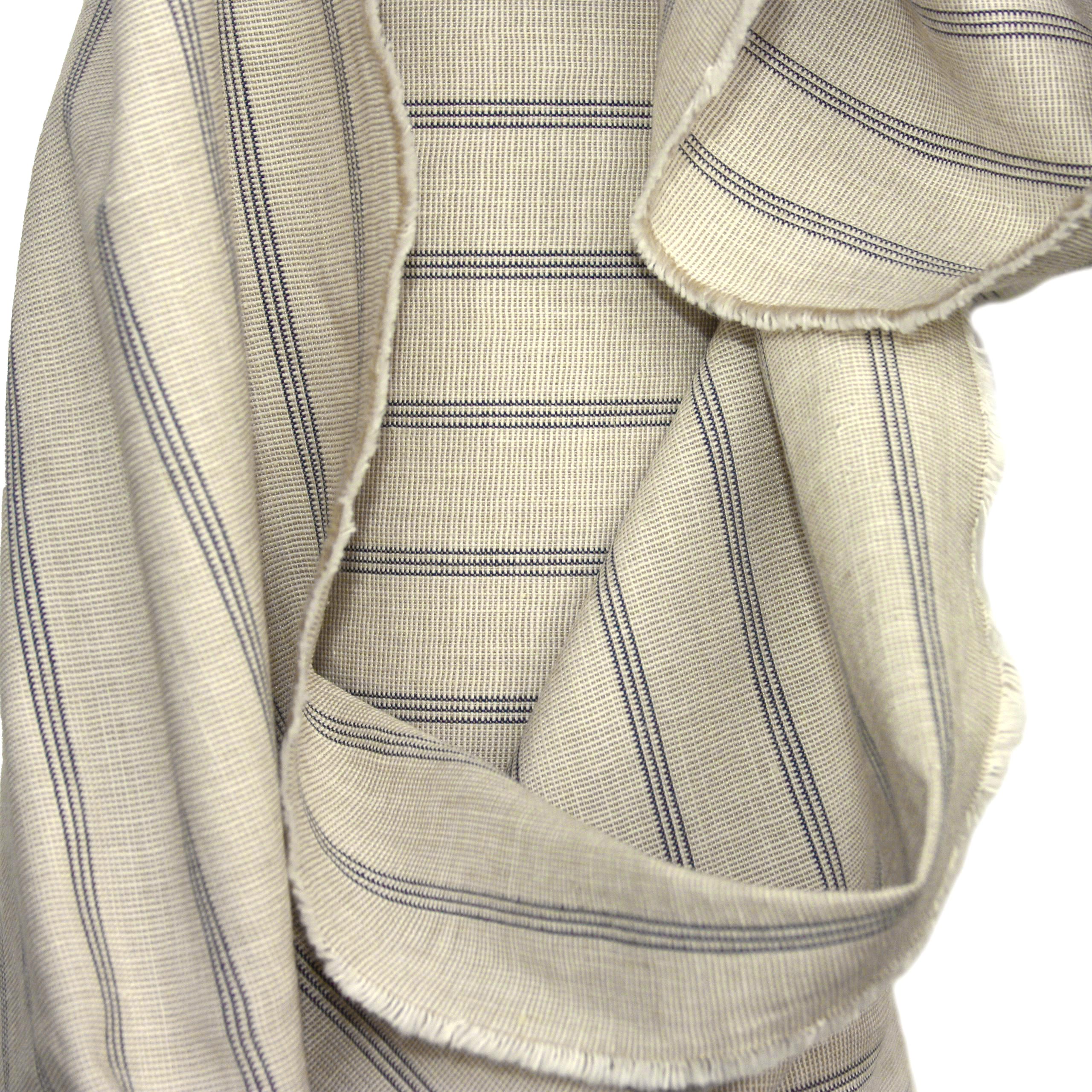 Beige Triple Fine Stripe – Ditto Fabrics