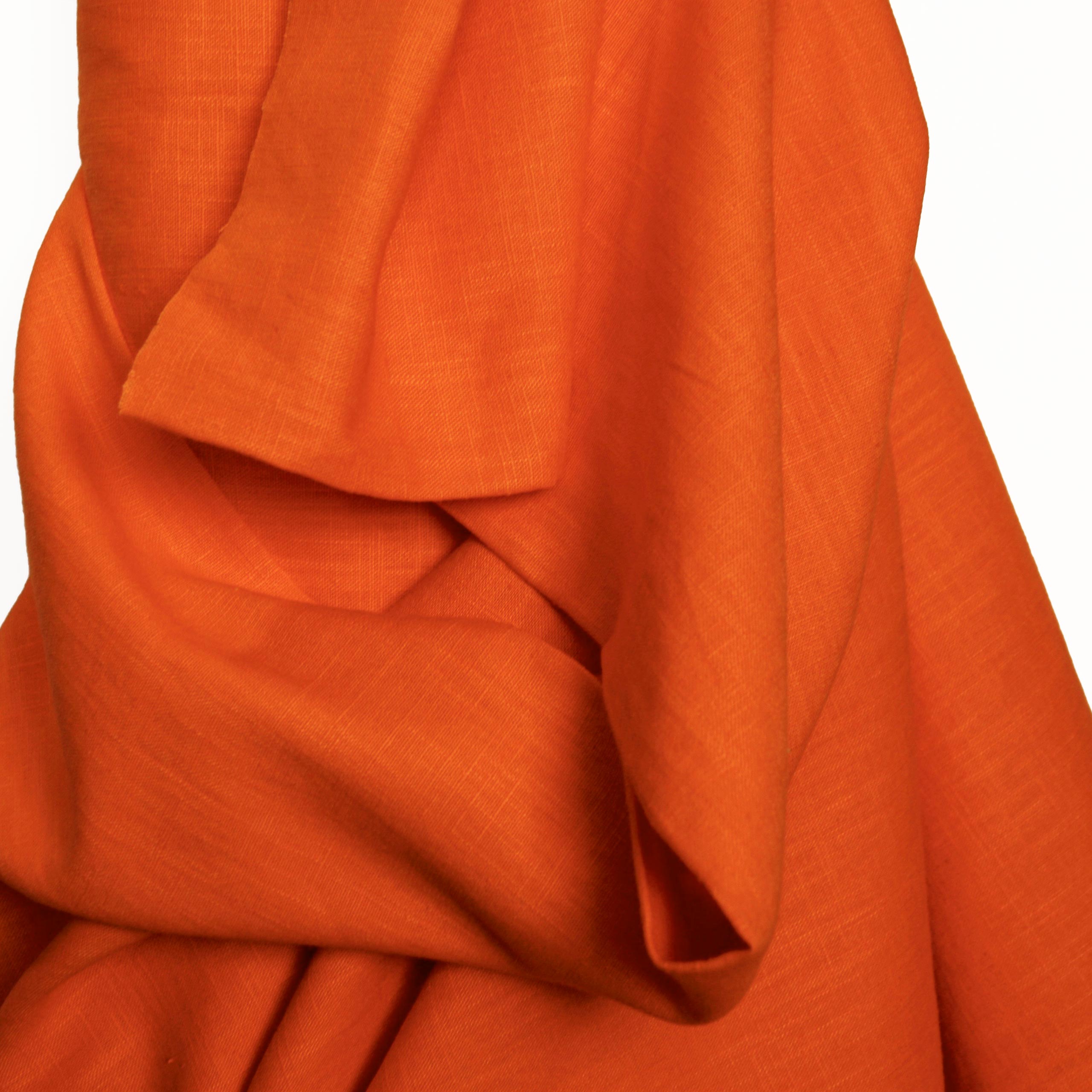Orange Linen Blend – Ditto Fabrics
