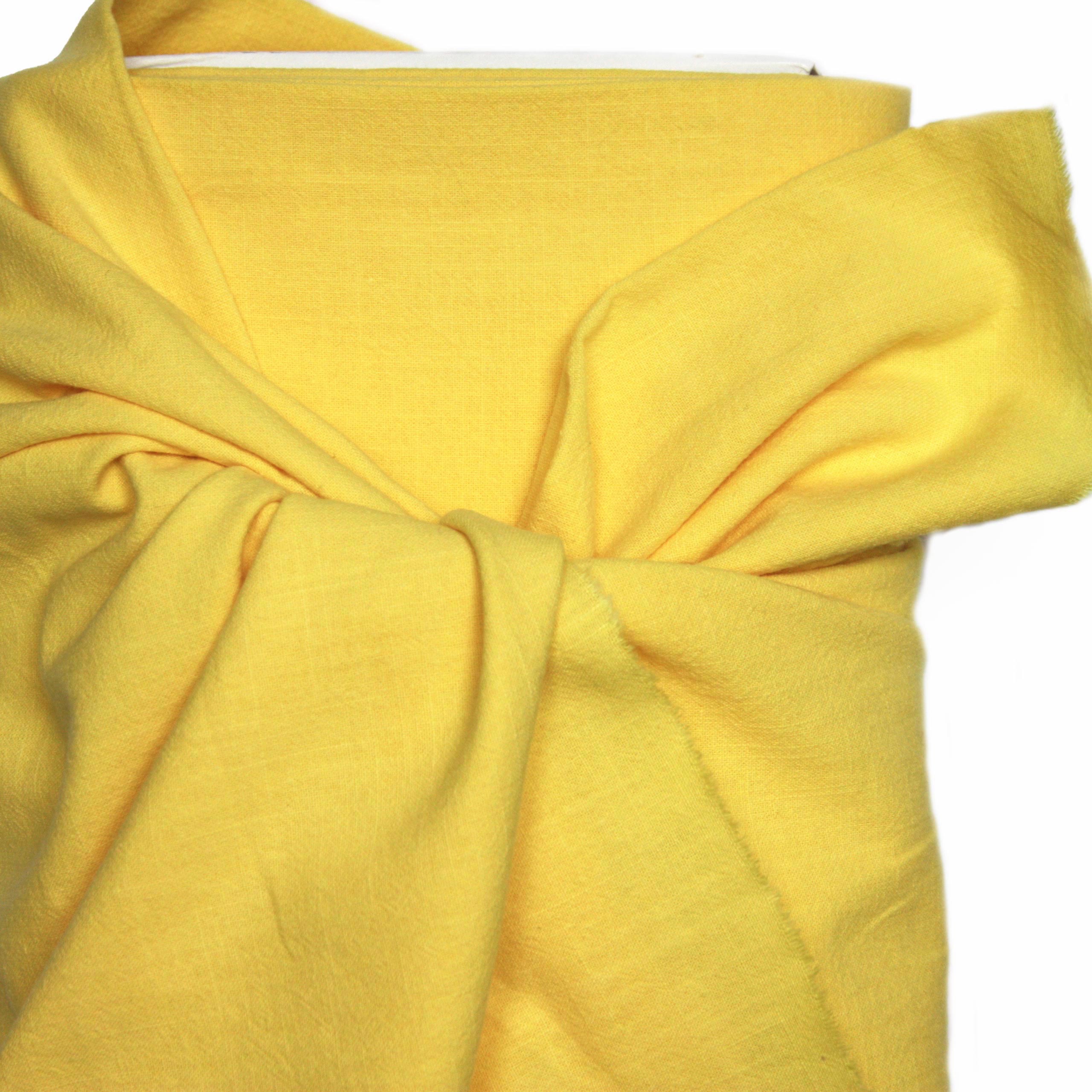 Yellow Washed Cotton – Ditto Fabrics