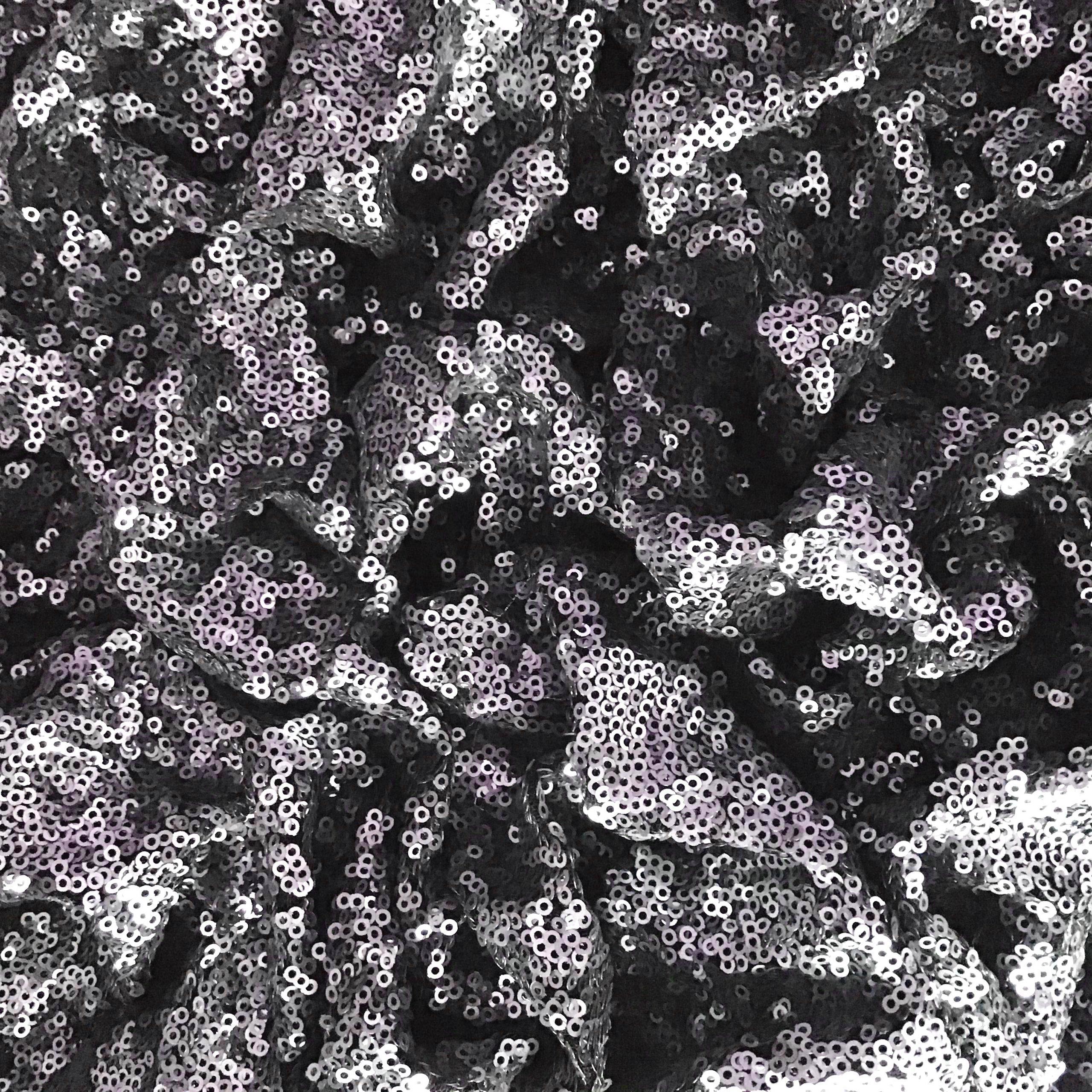 Ditsy Grey Sequin – Ditto Fabrics