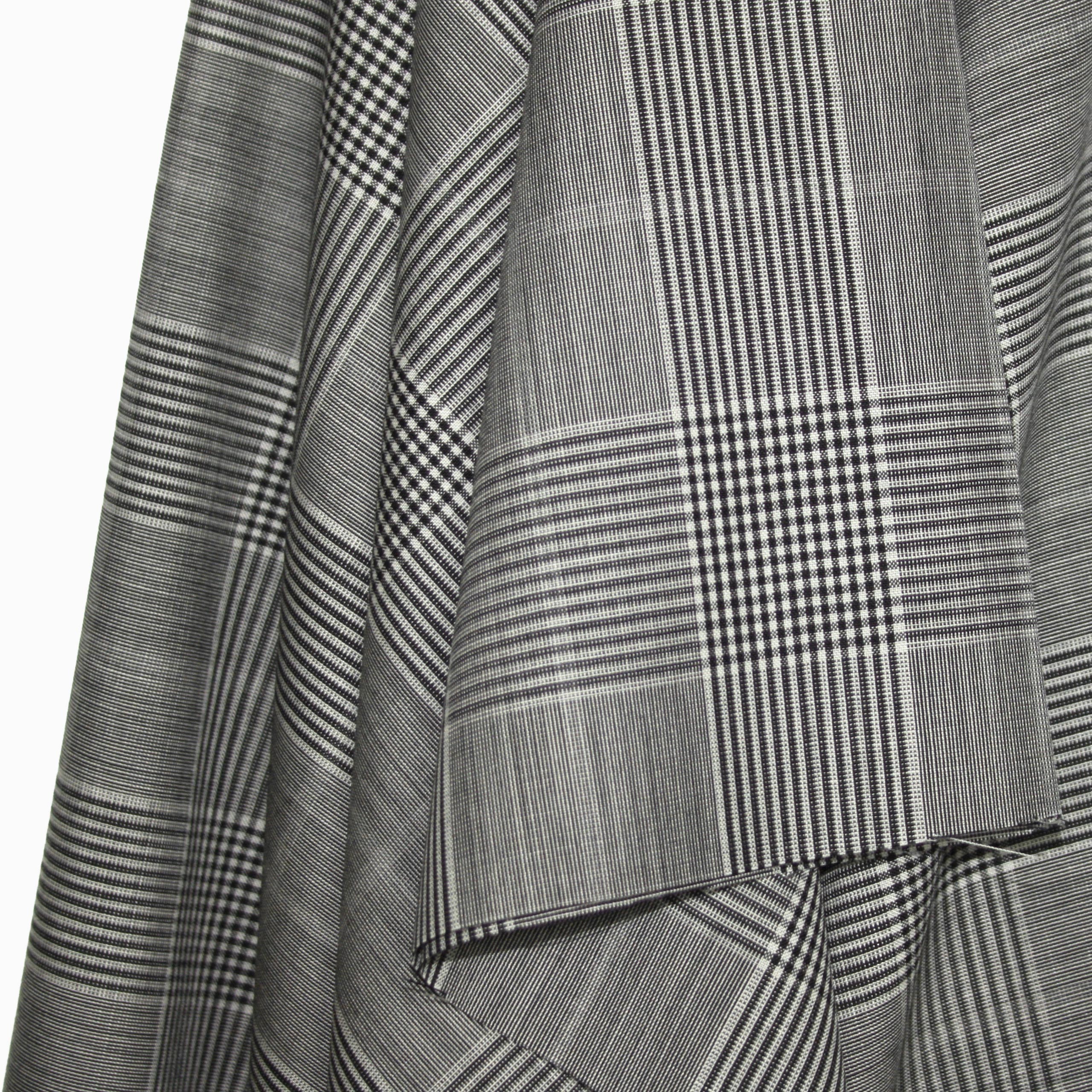 Shell Grey & Black Check – Ditto Fabrics