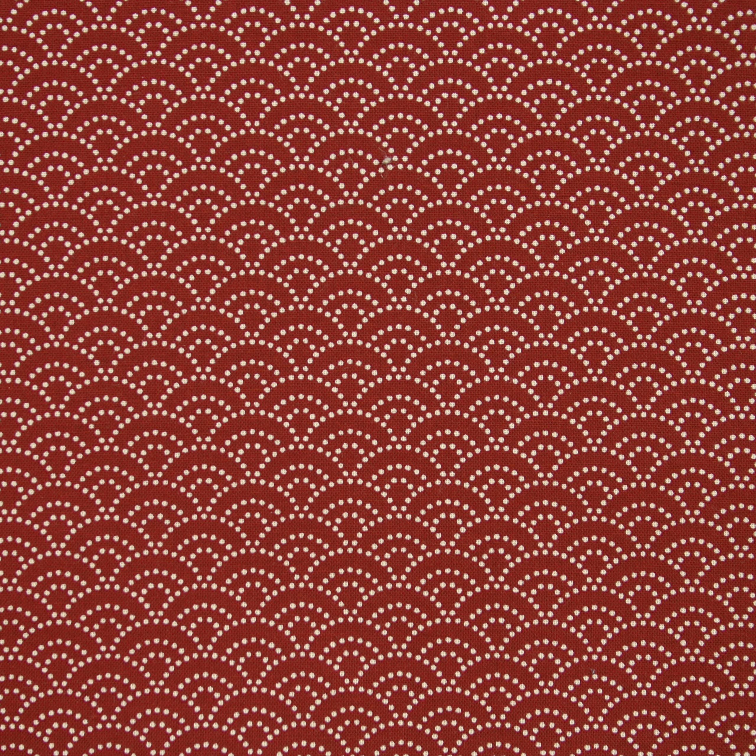 Japanese Autumnal Red Dot Arch – Ditto Fabrics