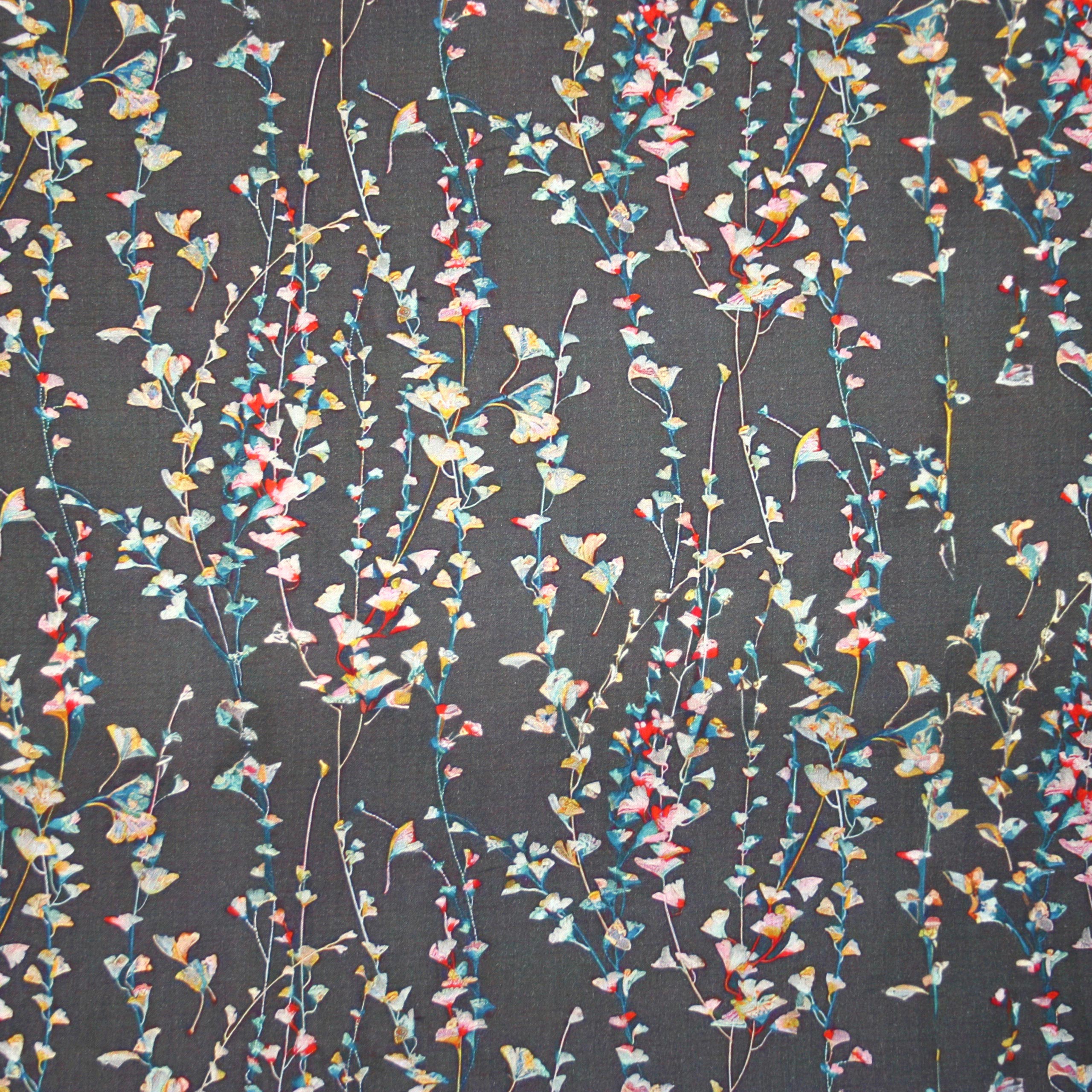 Grey Floral St – Ditto Fabrics