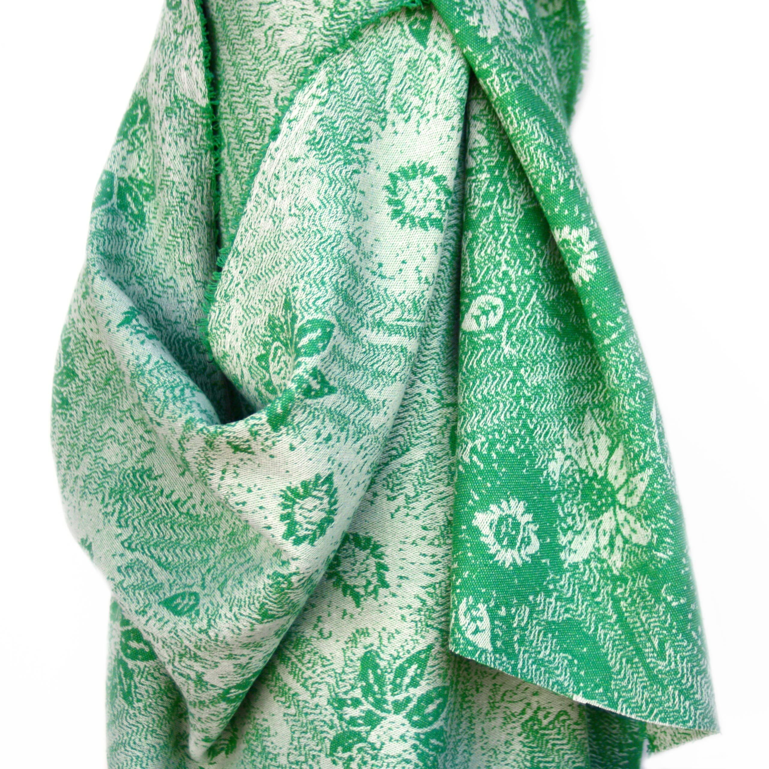 Green Floral Jacquard – Ditto Fabrics