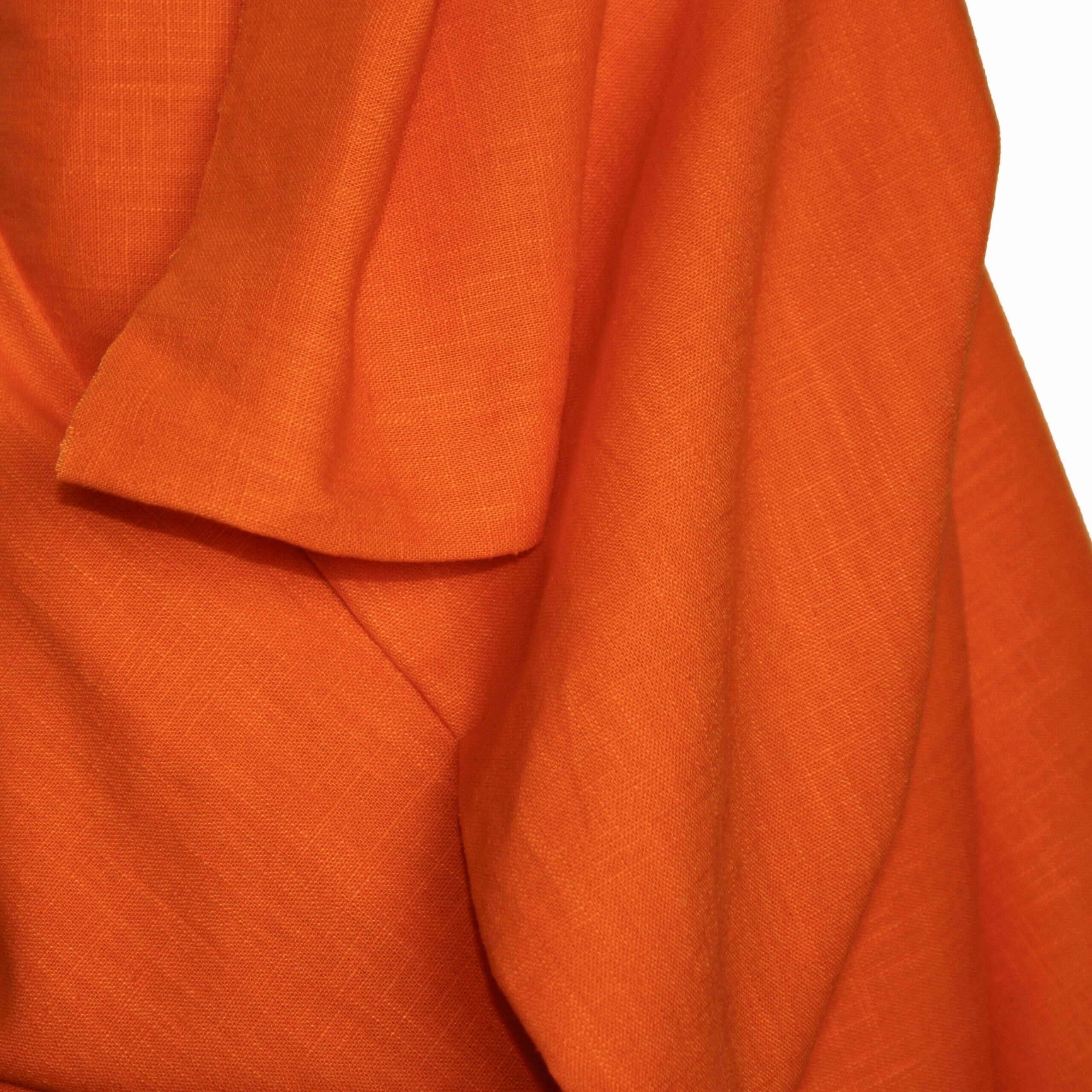 Bright Orange Linen Blend – Ditto Fabrics