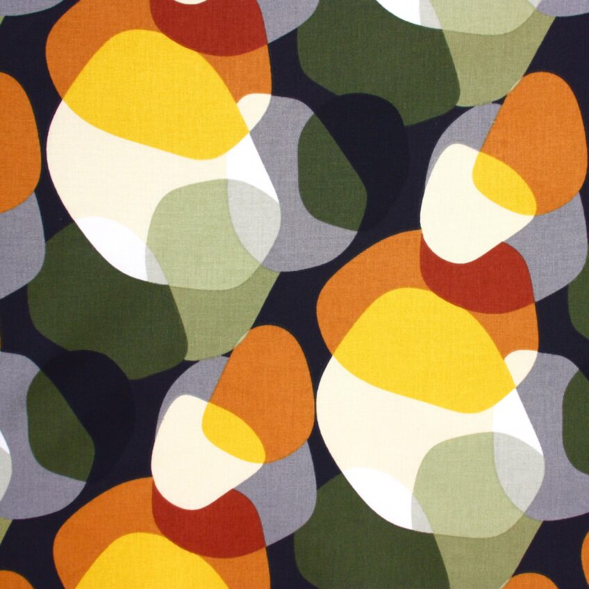 Khaki Fifties Inspired Pebble – Ditto Fabrics
