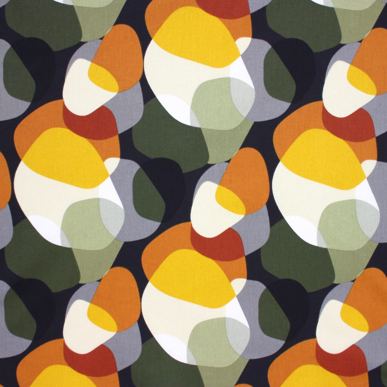 Khaki Fifties Inspired Pebble – Ditto Fabrics
