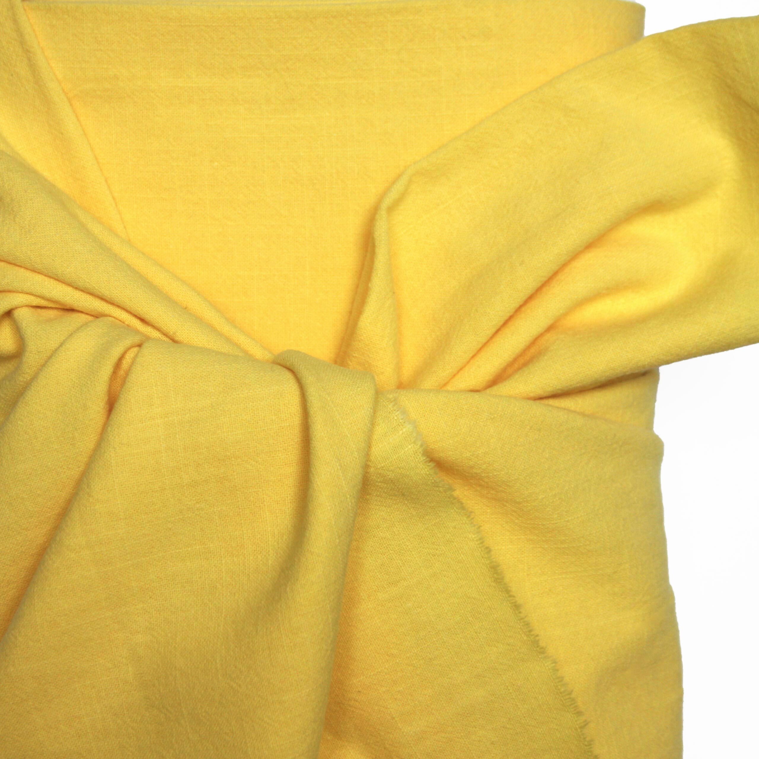 Yellow Washed Cotton – Ditto Fabrics