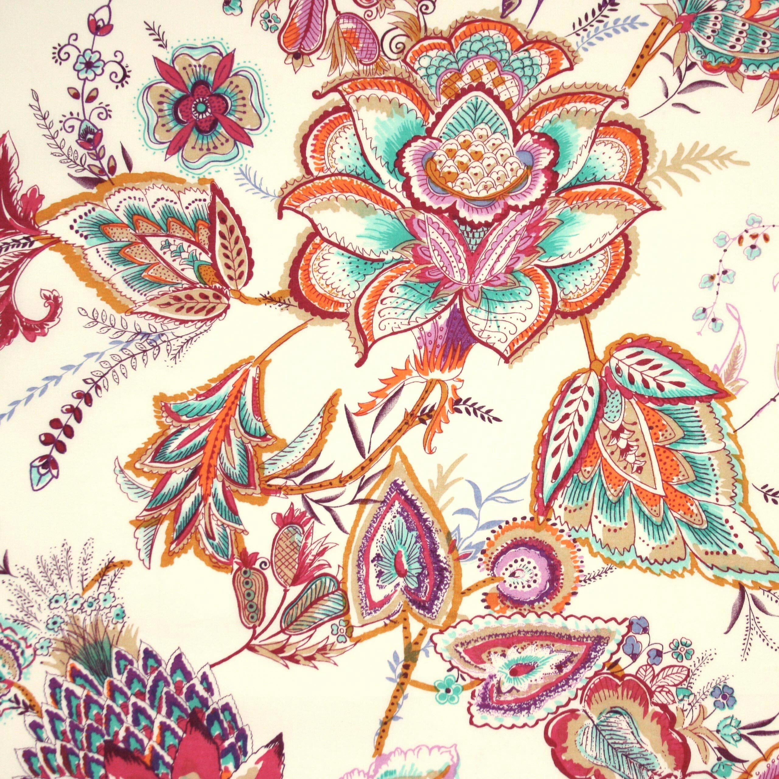 Indian Inspired Floral – Ditto Fabrics
