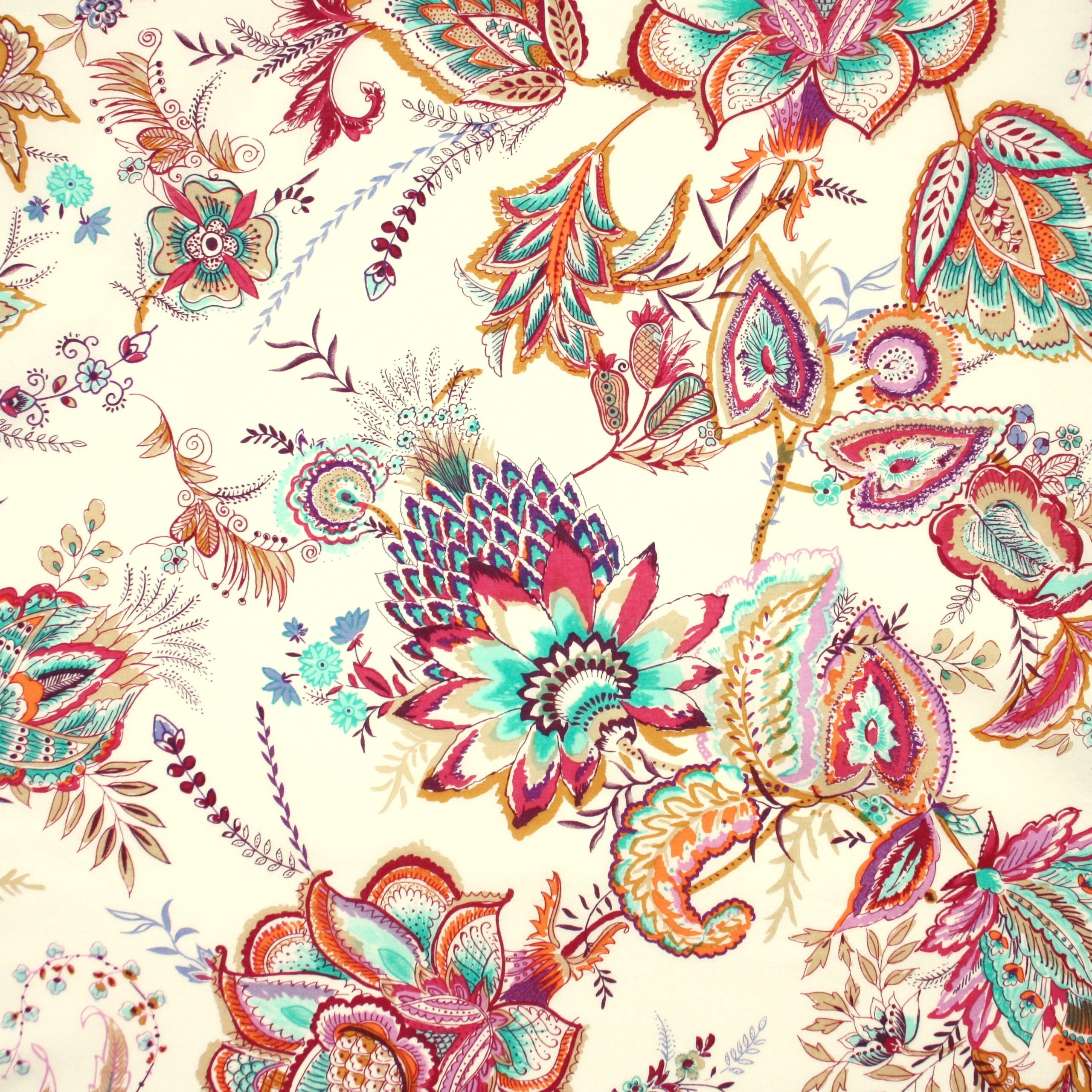 Indian Inspired Floral – Ditto Fabrics