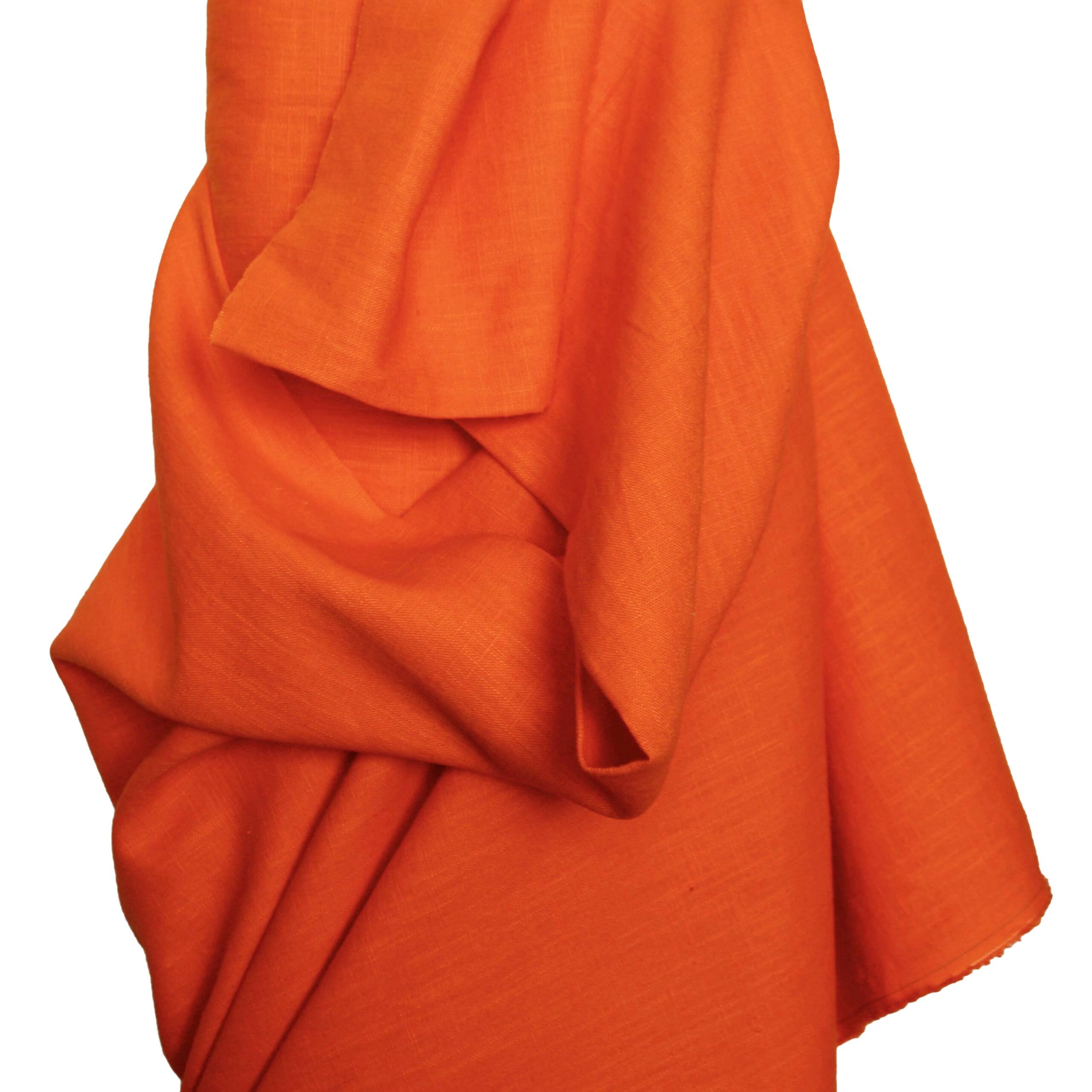 Orange Linen Blend – Ditto Fabrics