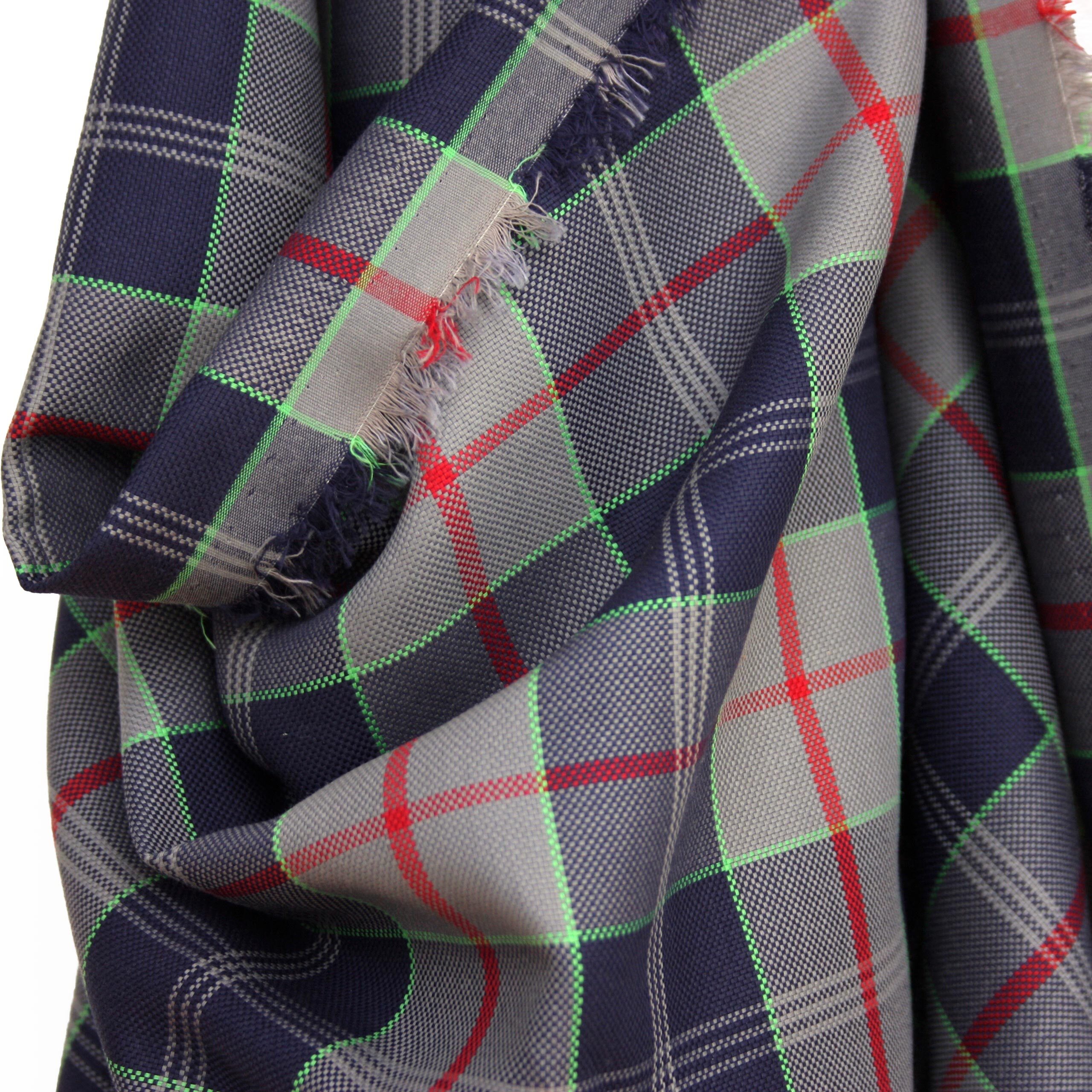 Red & Green Highlight Check – Ditto Fabrics