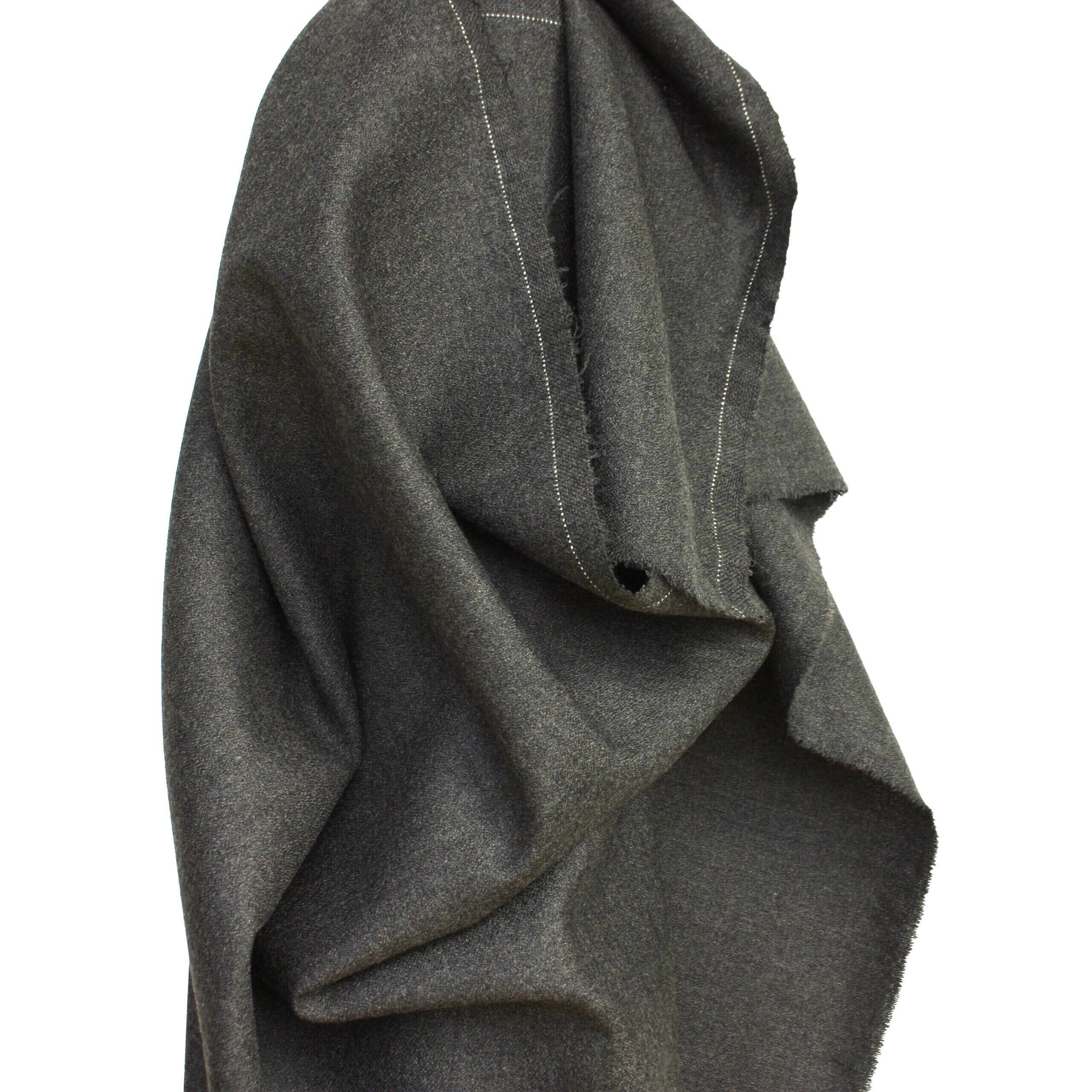 Marled Grey Wool Crepe – Ditto Fabrics