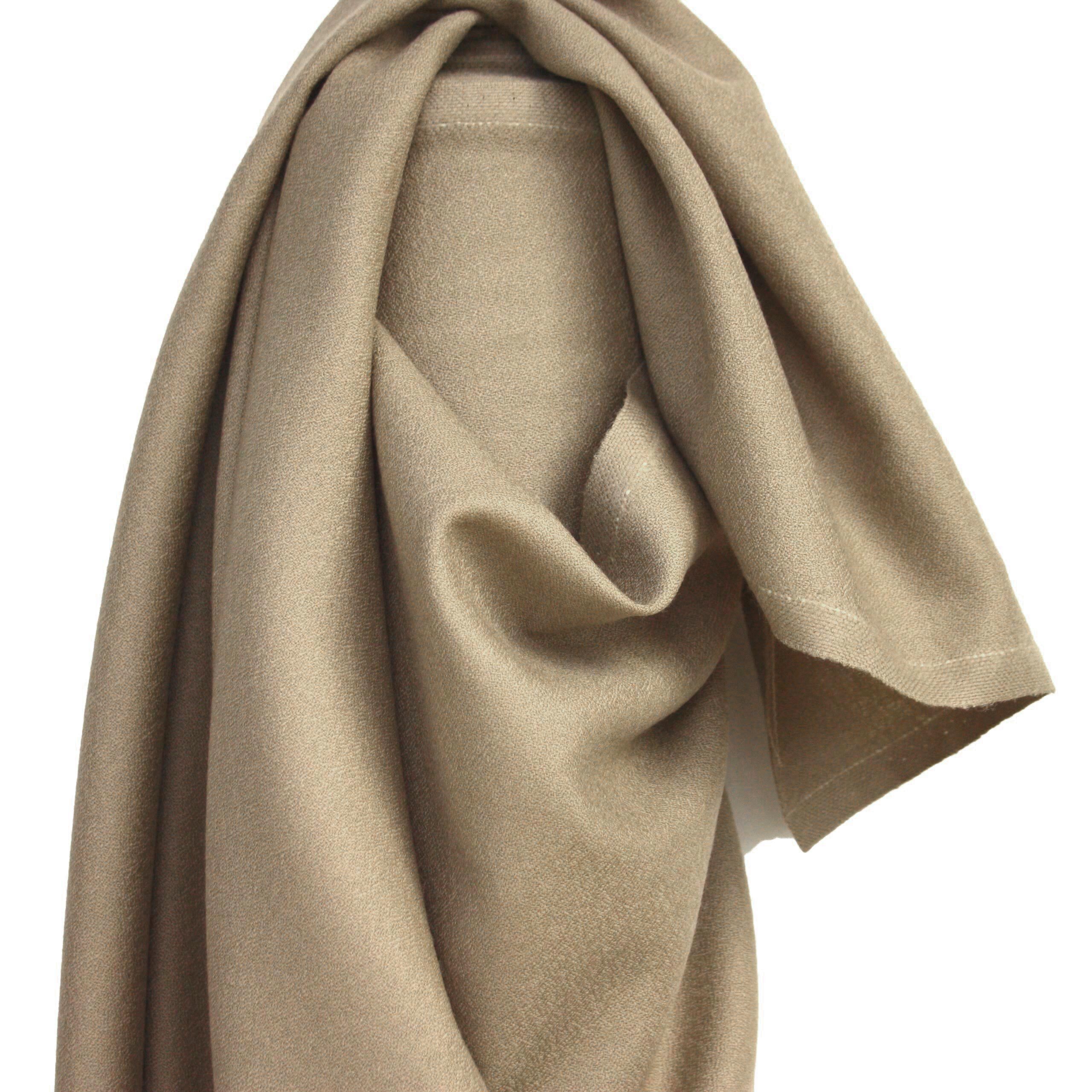 Pale Camel Wool Crepe – Ditto Fabrics