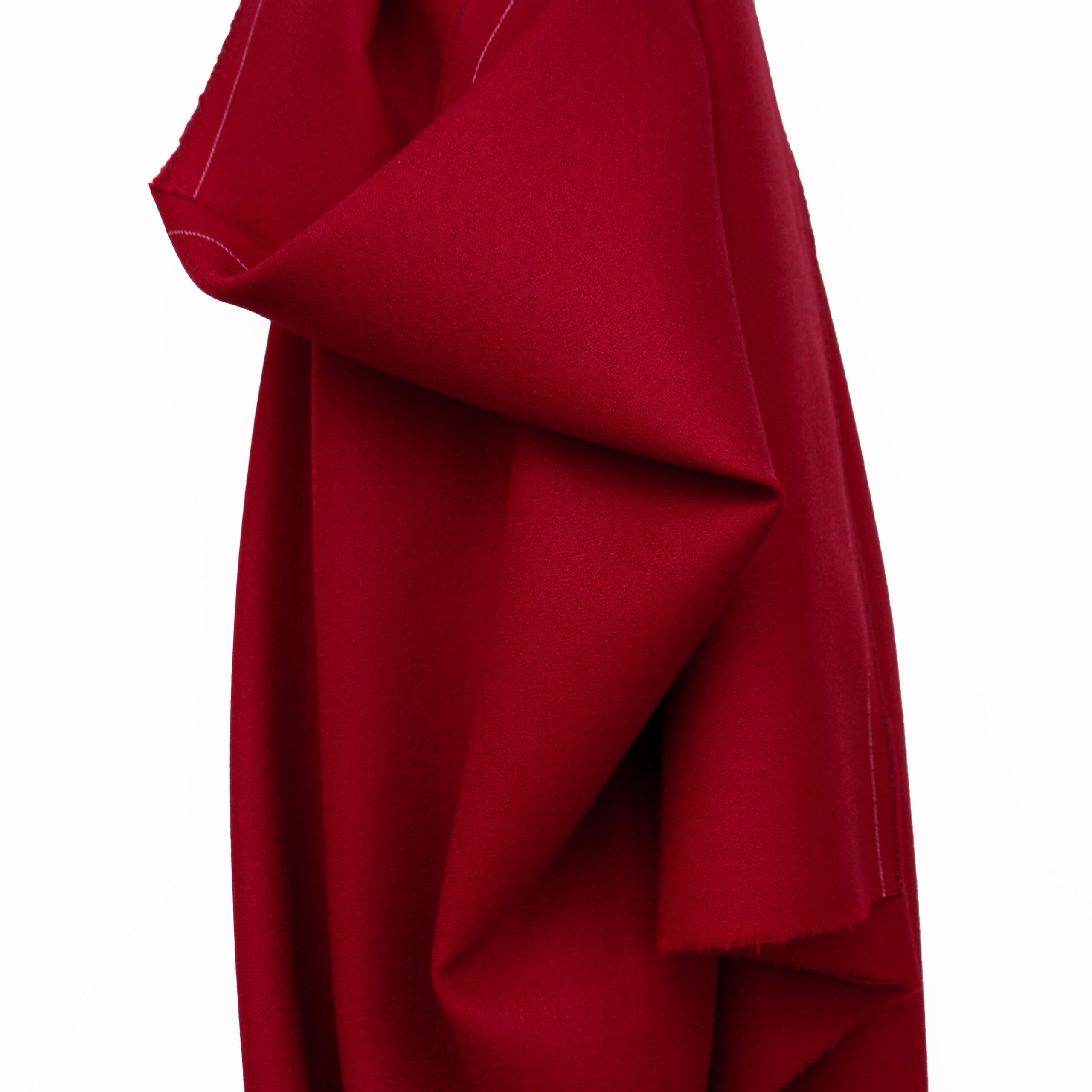 Tomato Red Wool Crepe – Ditto Fabrics