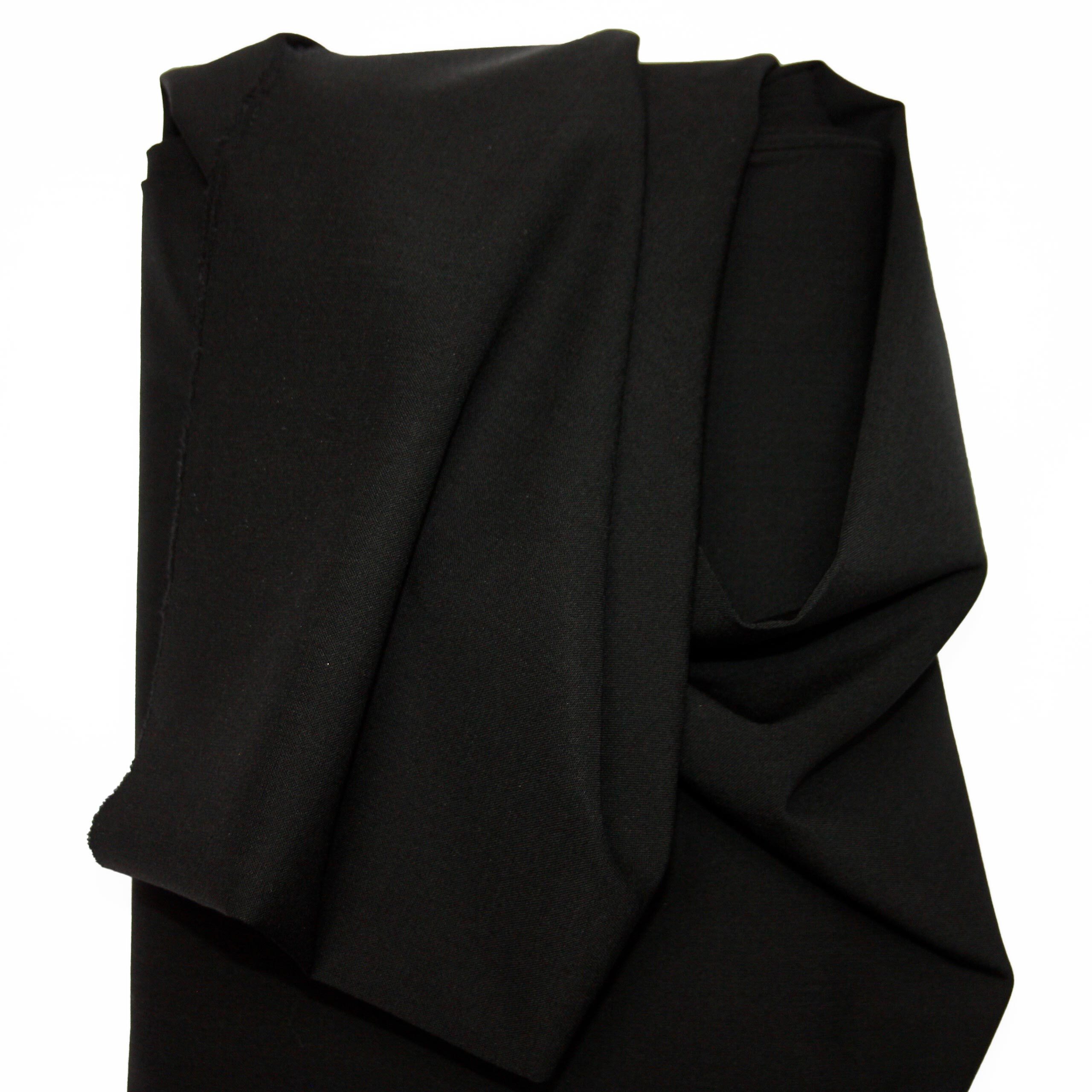 Black Stretch Wool Suiting Fabric – Ditto Fabrics