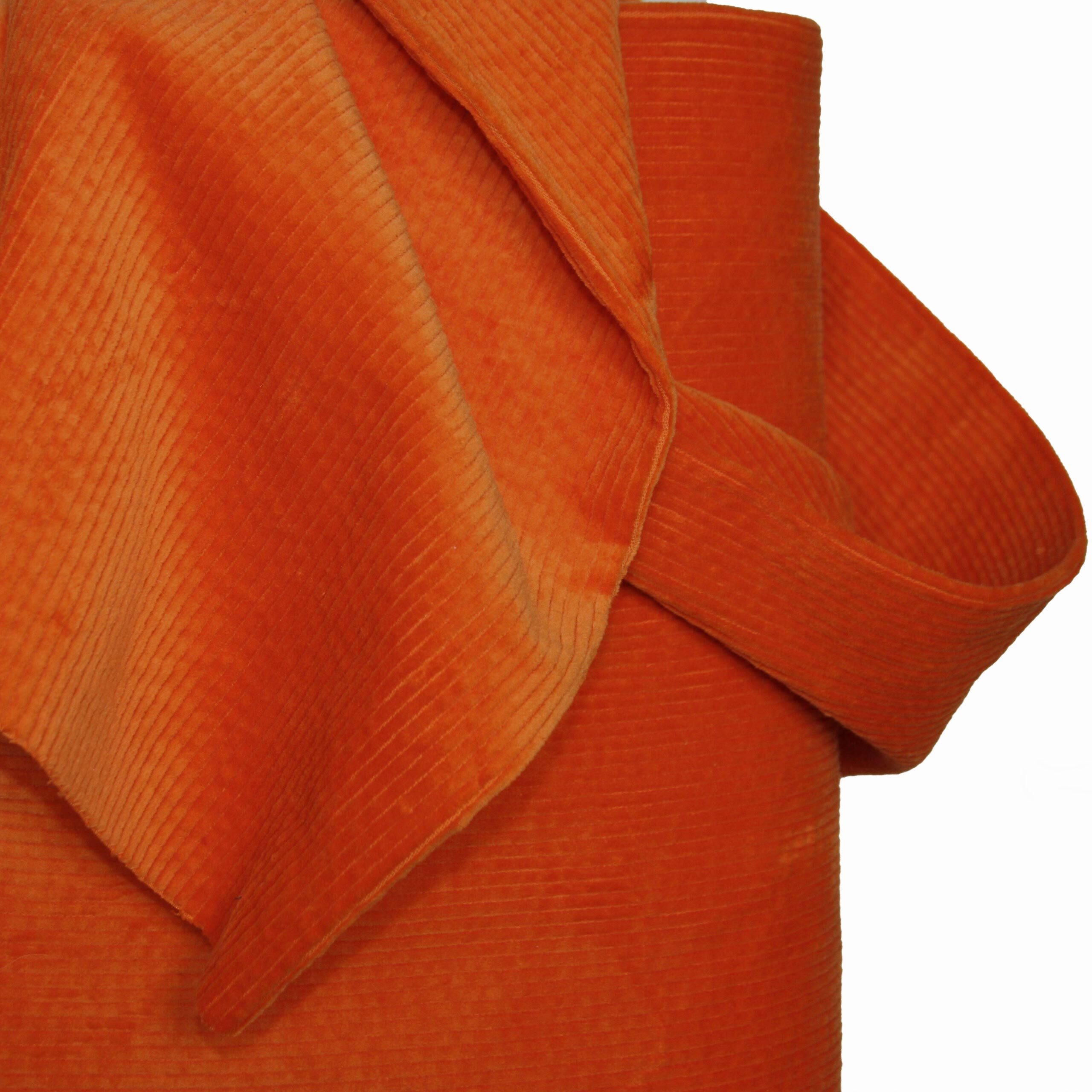 Orange Stretch Jumbo Cord – Ditto Fabrics