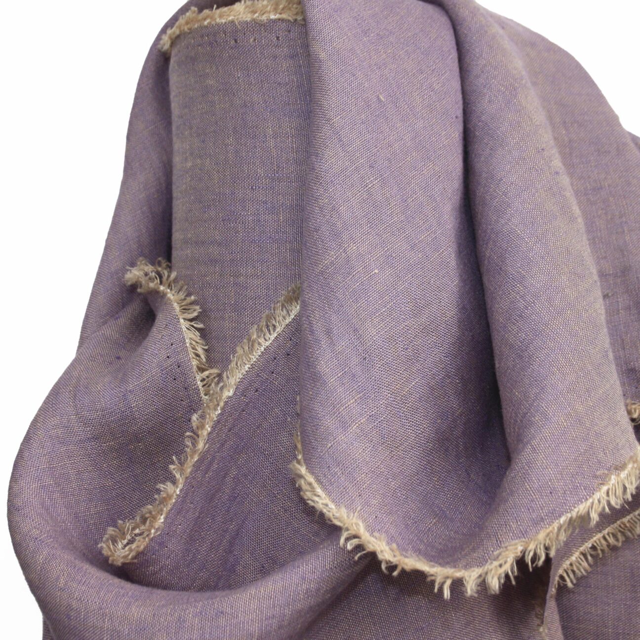 Mauve and Sand Shot Linen – Ditto Fabrics