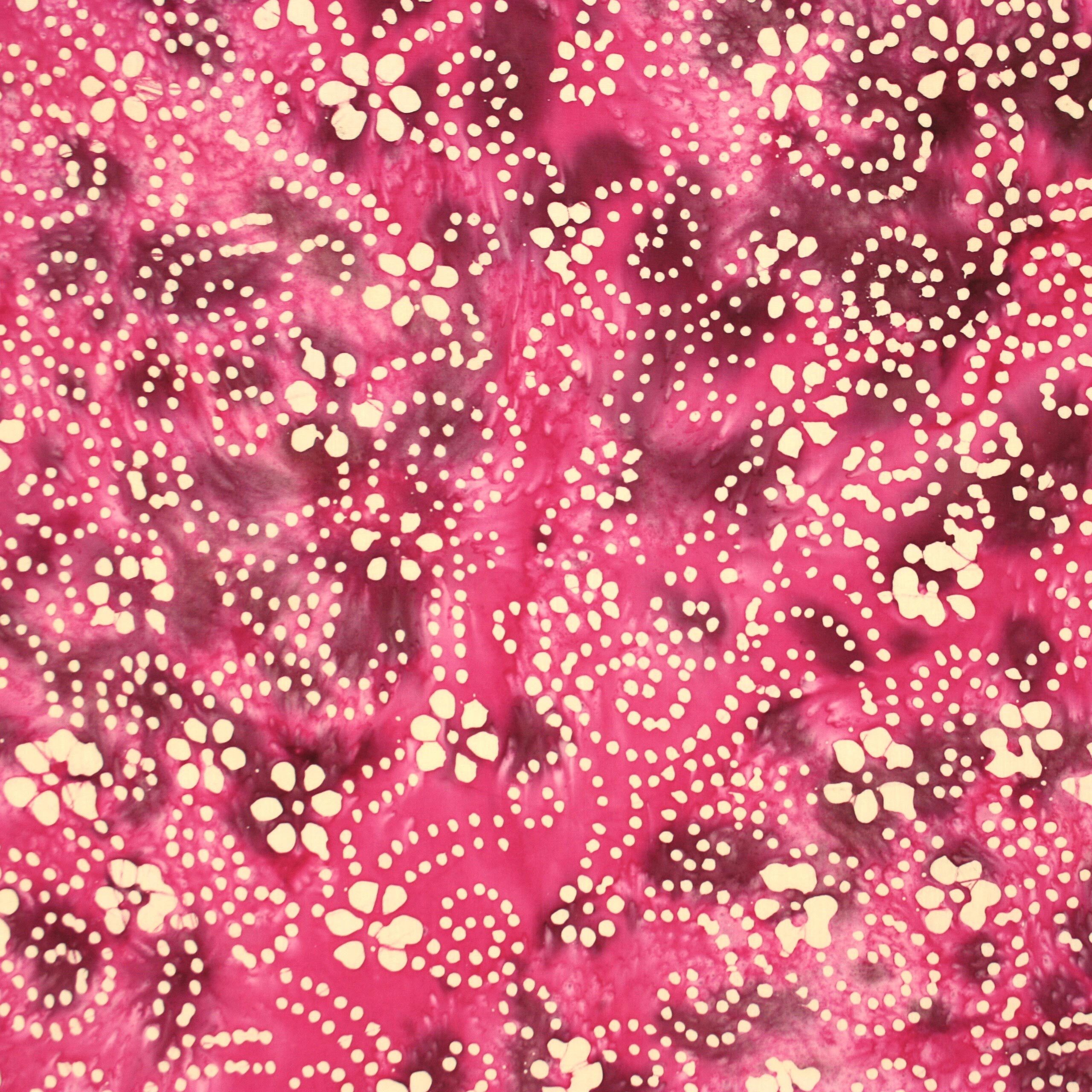 Shaded Pink and Pale Cream Batik – Ditto Fabrics