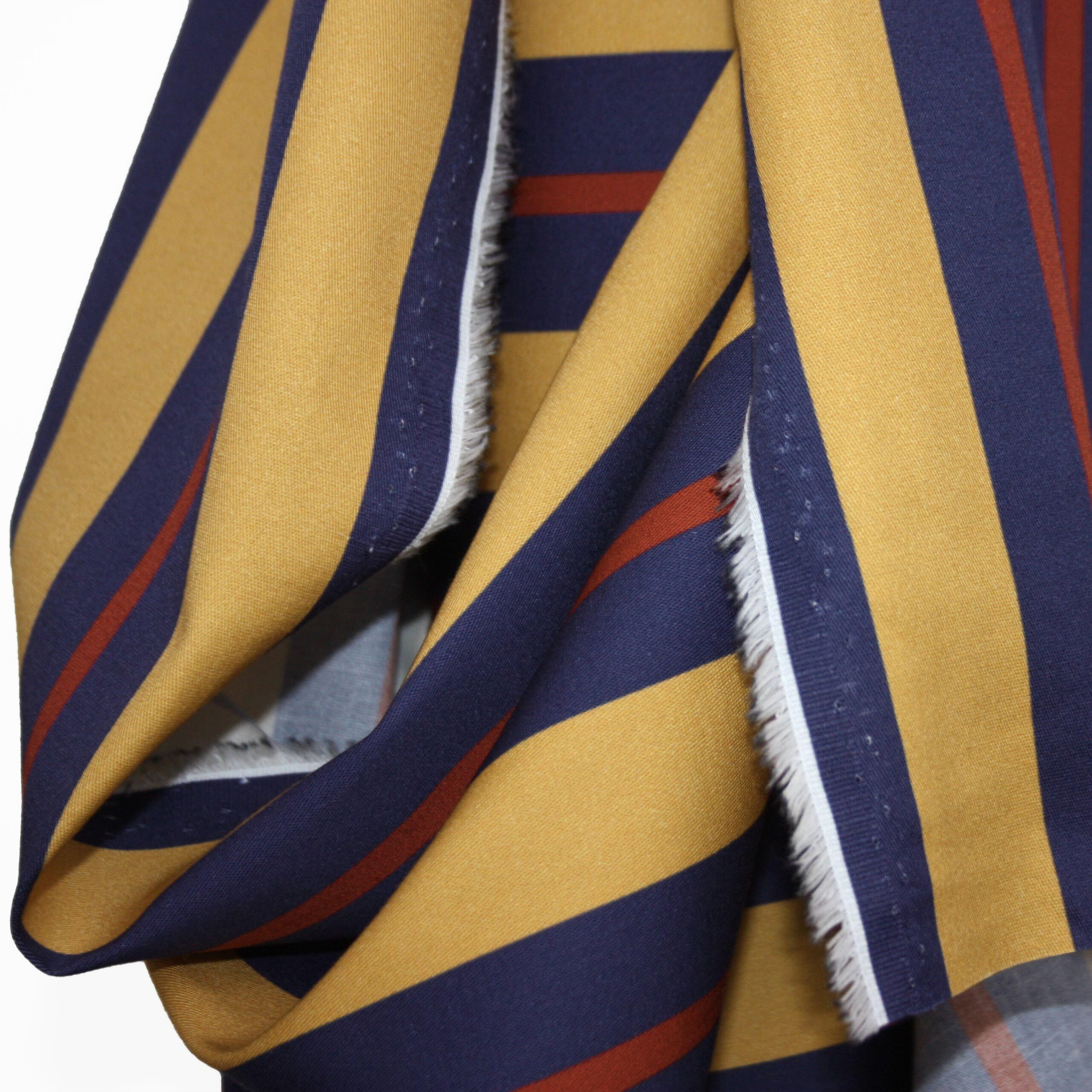 Gold and Rust Blazer Stripe – Ditto Fabrics