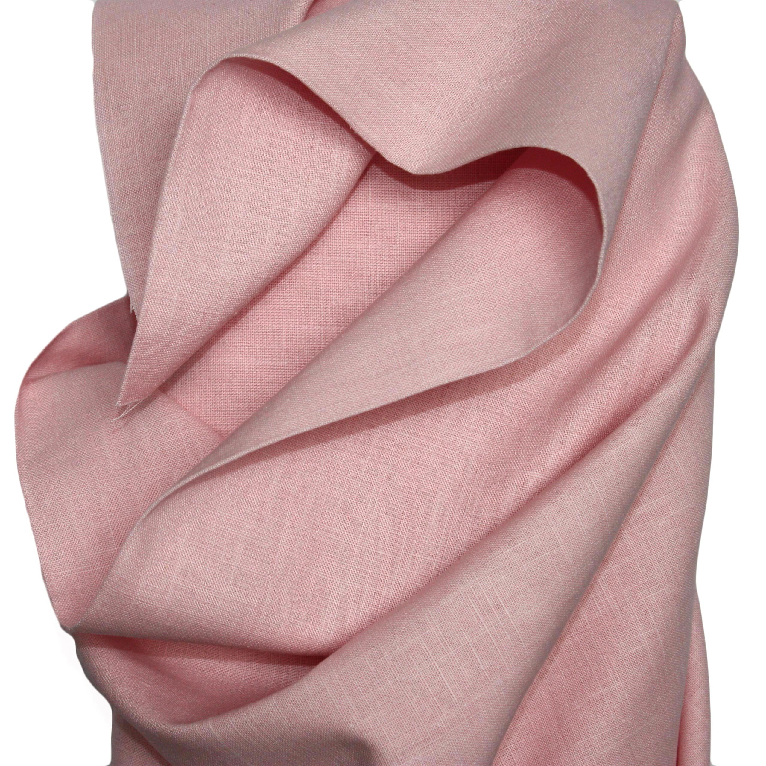 Pastel Pink Linen and Cotton – Ditto Fabrics