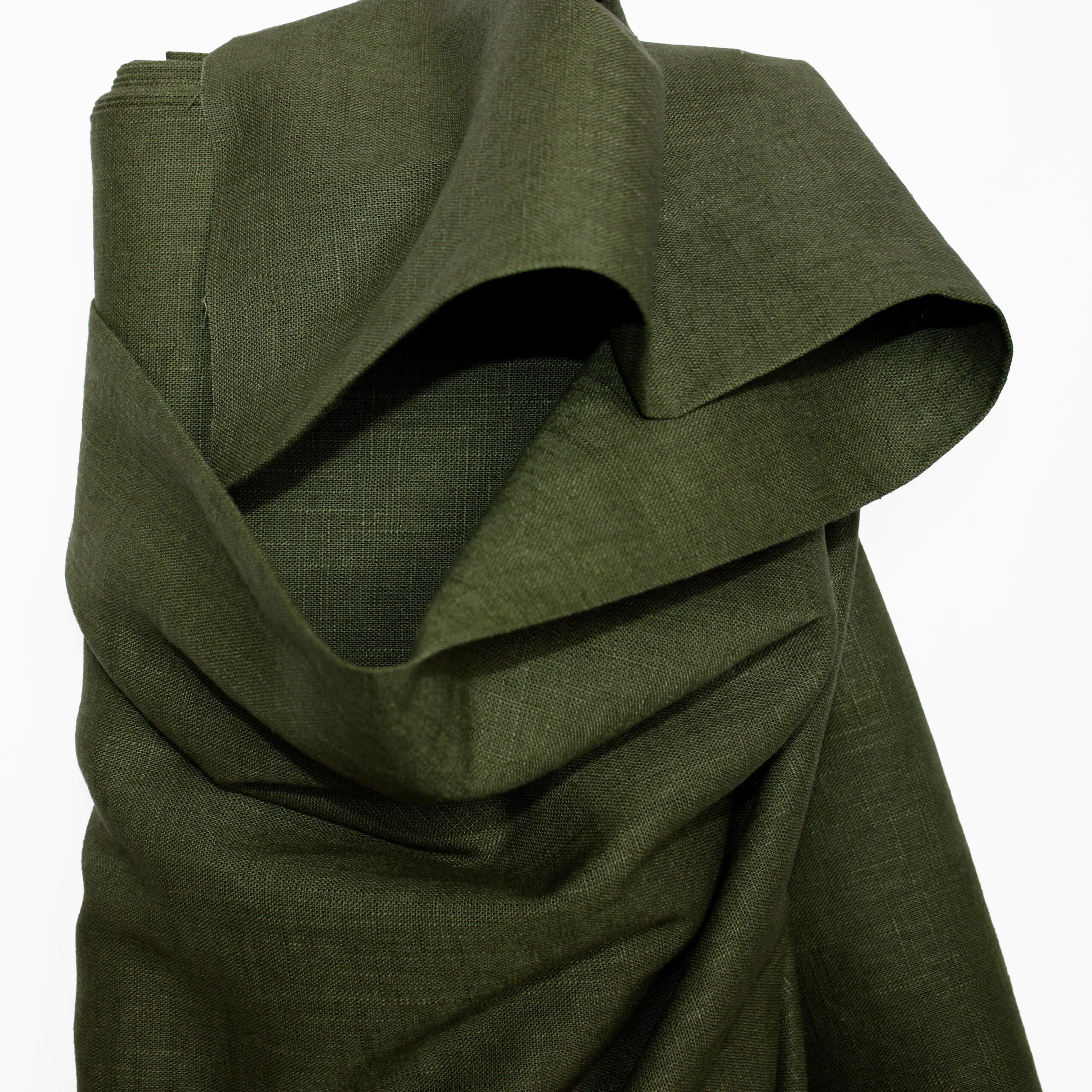 Khaki Linen and Cotto – Ditto Fabrics