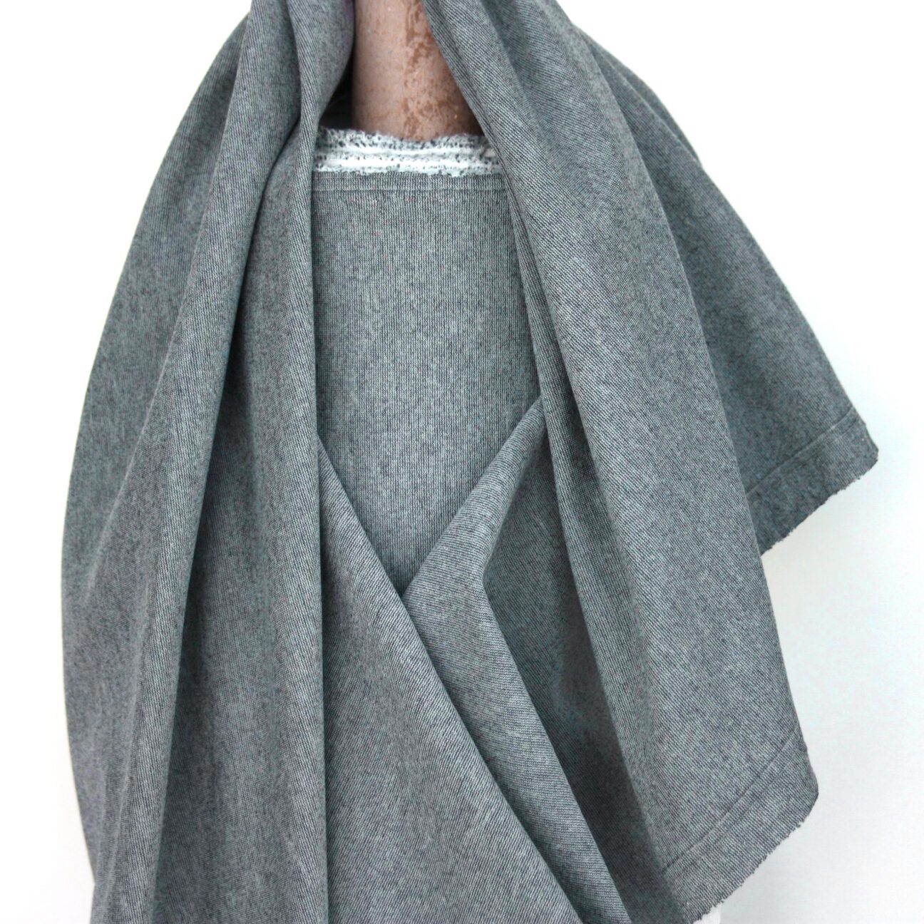 Marled Blue Knit – Ditto Fabrics