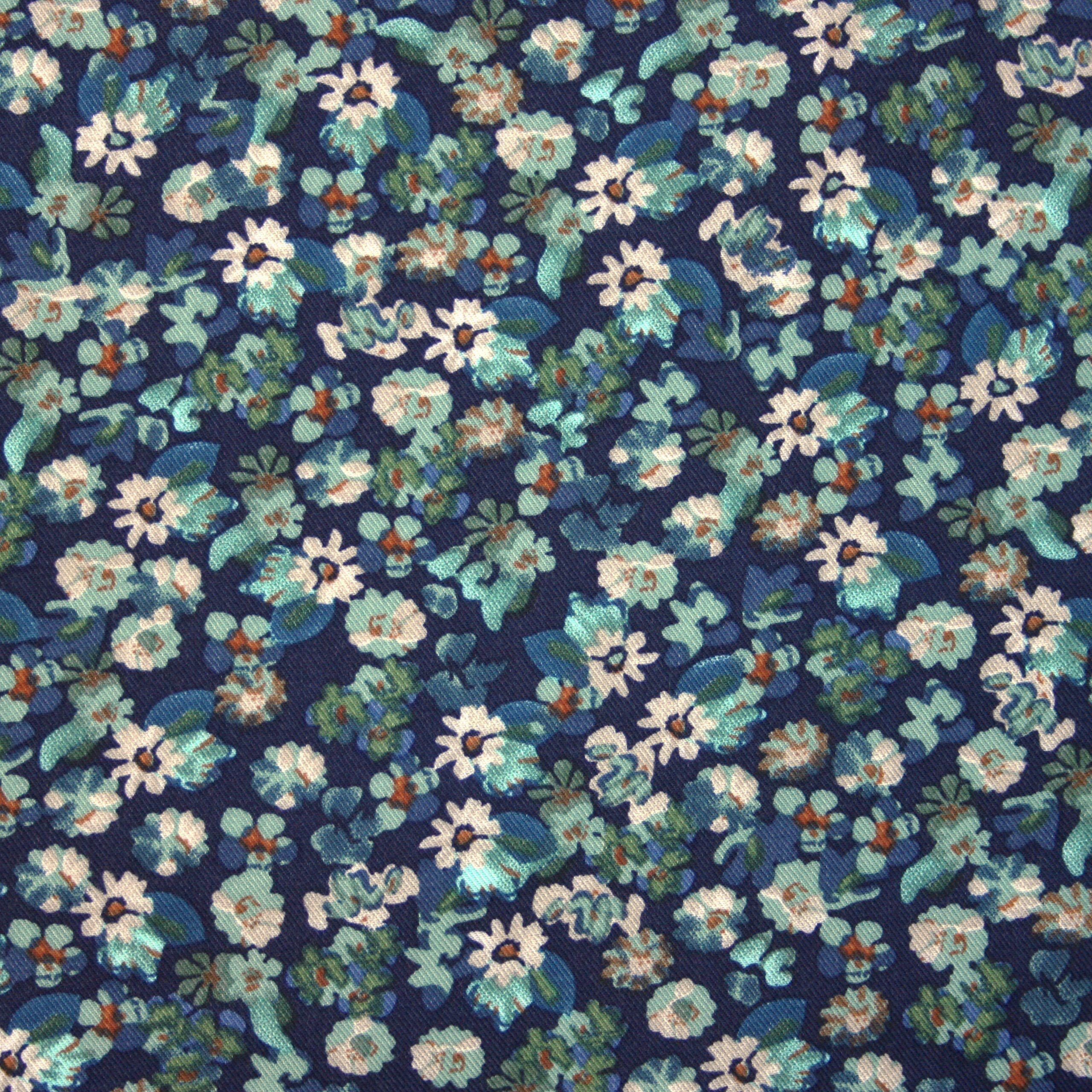 Blue and Stone Floral – Ditto Fabrics