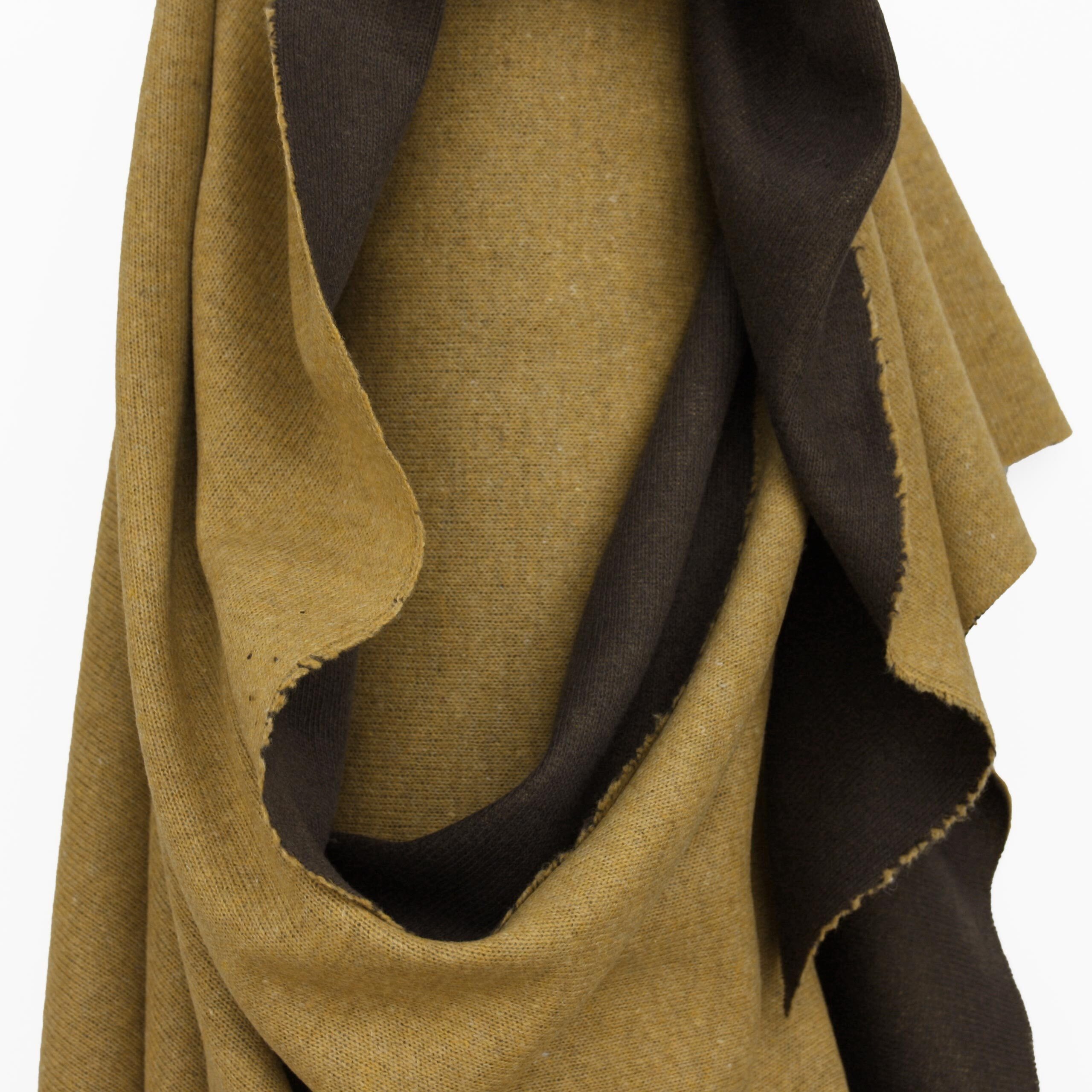 Mustard Wool Blend and Cotton Knit7.5 – Ditto Fabrics