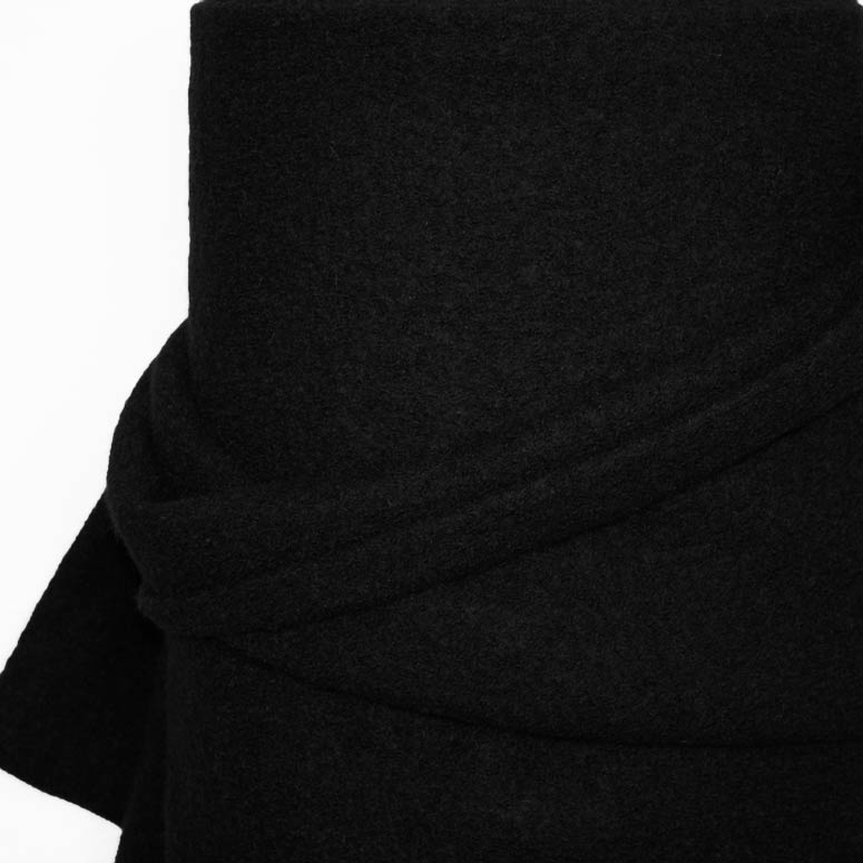 Black Washed Wool – Ditto Fabrics
