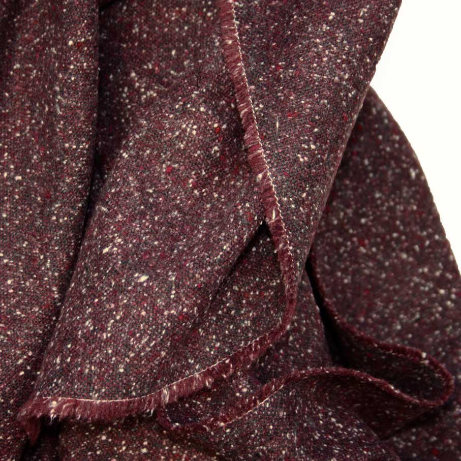 Burgundy Tweed – Ditto Fabrics