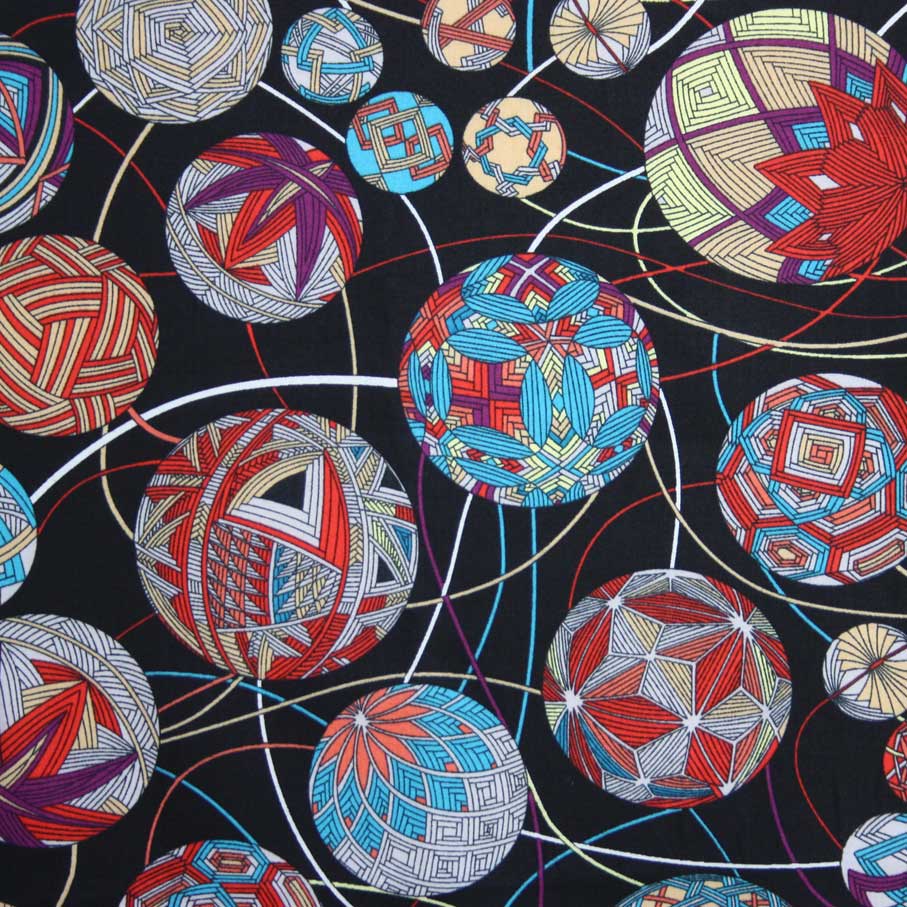 Black Temari – Ditto Fabrics