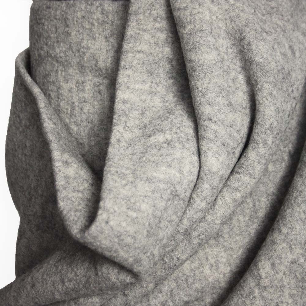 Marled Grey Washed Wool – Ditto Fabrics