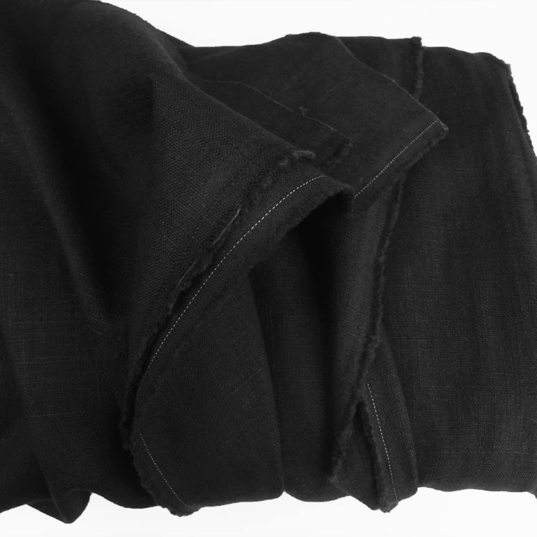Black Ramie Blend – Ditto Fabrics
