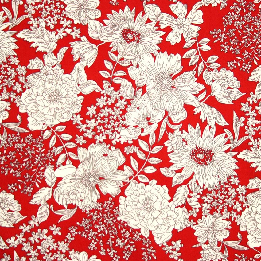 Red Floral – Ditto Fabrics