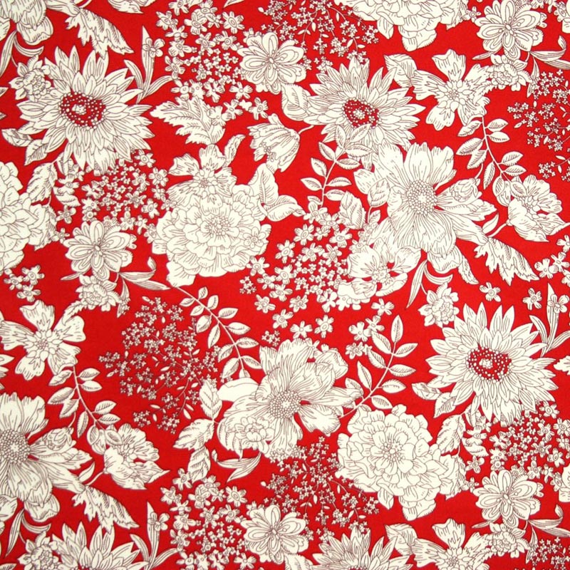 Red Floral – Ditto Fabrics