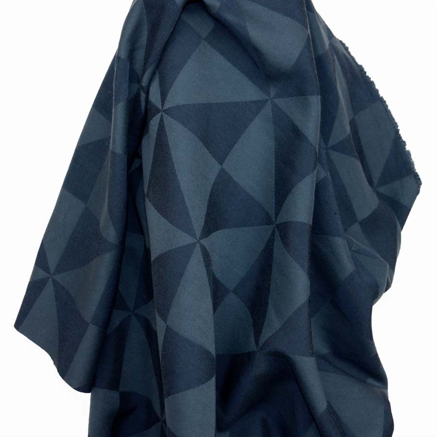 Blue Triangle Viscose – Ditto Fabrics