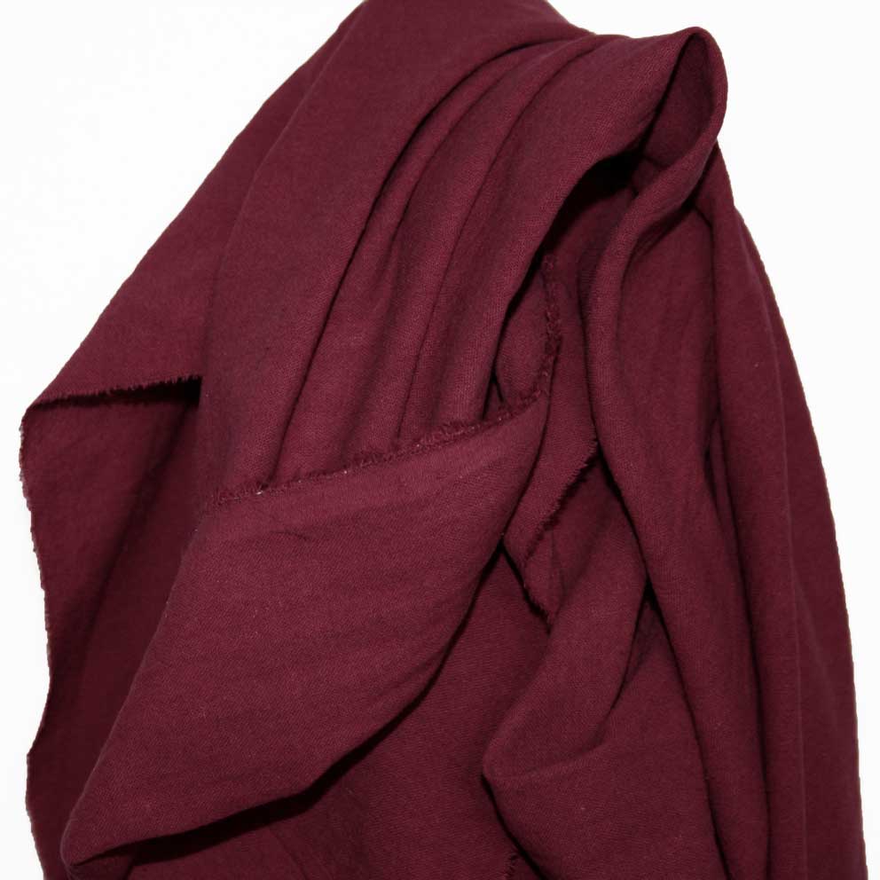 Burgundy Washed Cotton – Ditto Fabrics