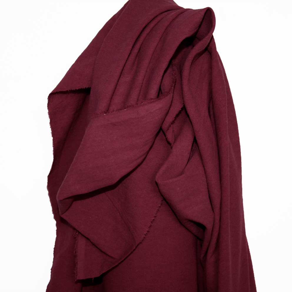 Burgundy Washed Cotton – Ditto Fabrics