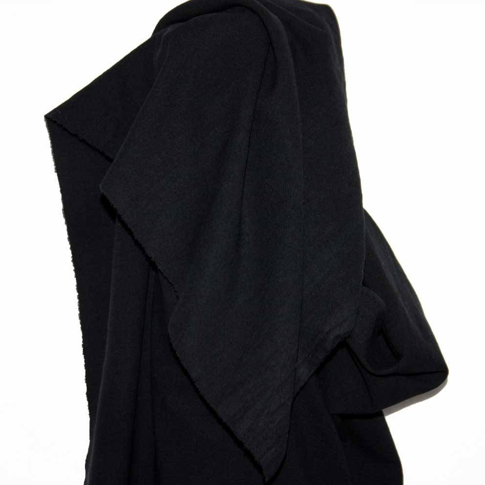 Black Washed Cotton – Ditto Fabrics