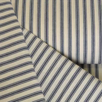 Mattress Ticking Blue Stripe Ditto Fabrics